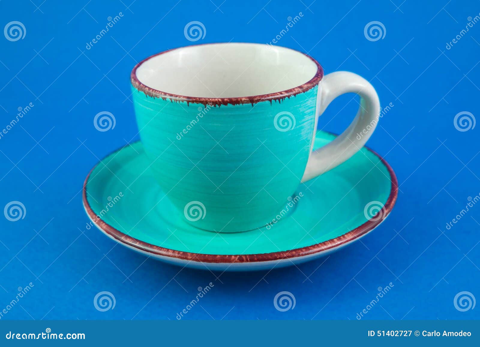 Turquoise cup stock image. Image of spring, decoration - 51402727