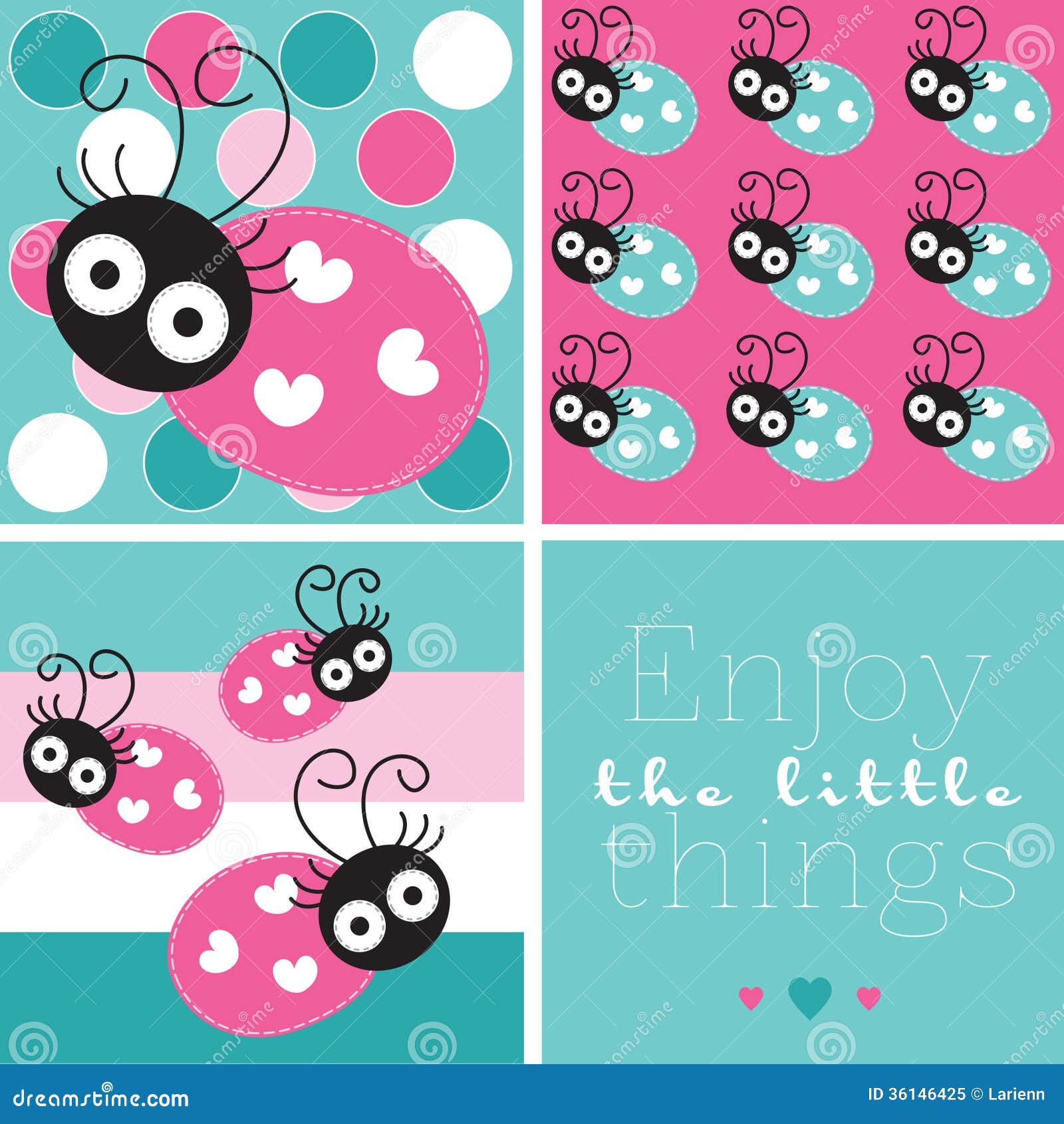 Cute Ladybird Vector Illustration | CartoonDealer.com #78039222