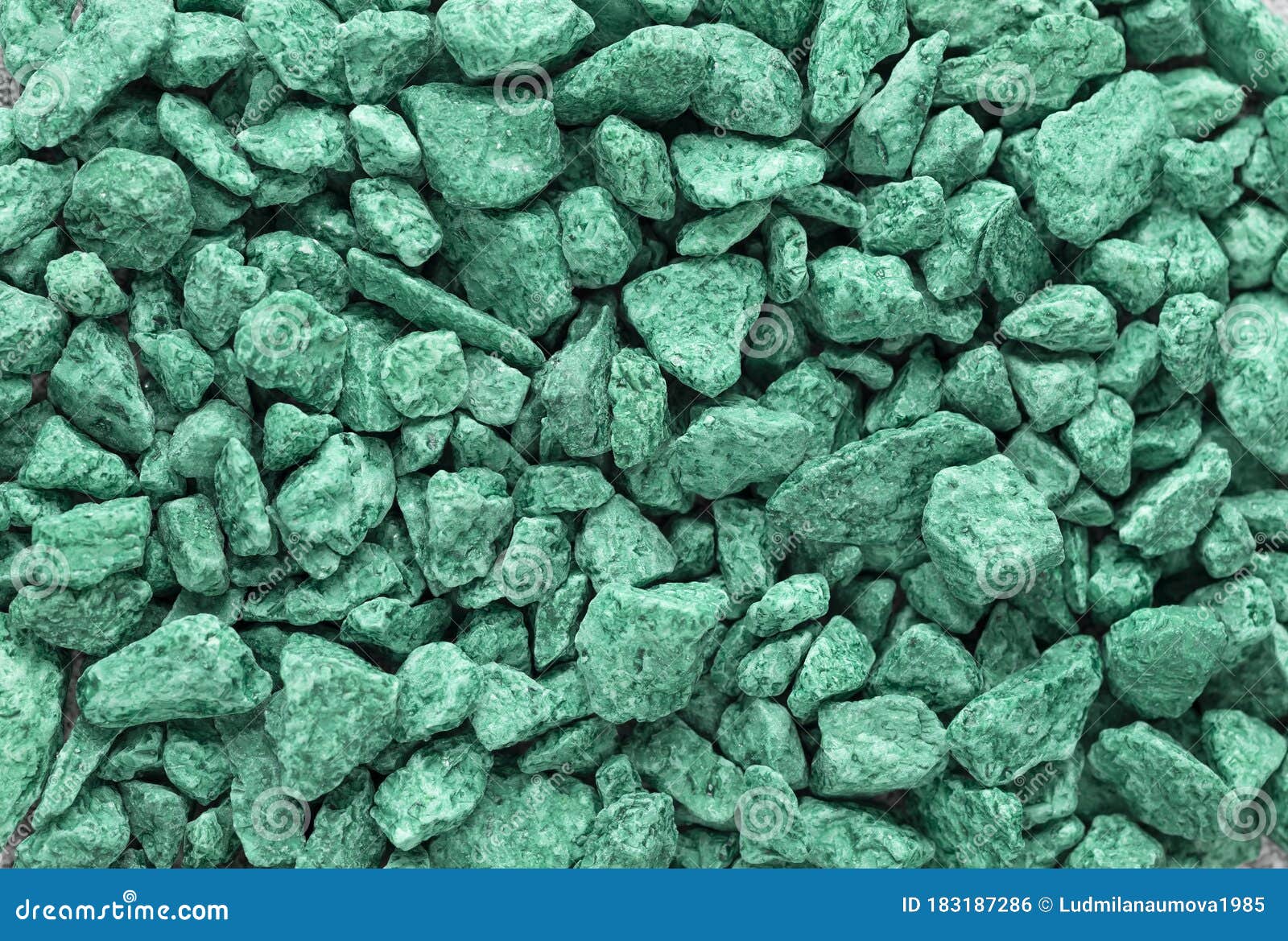 Turquoise Decorative Stones Background. Abstract Pattern with Colored ...