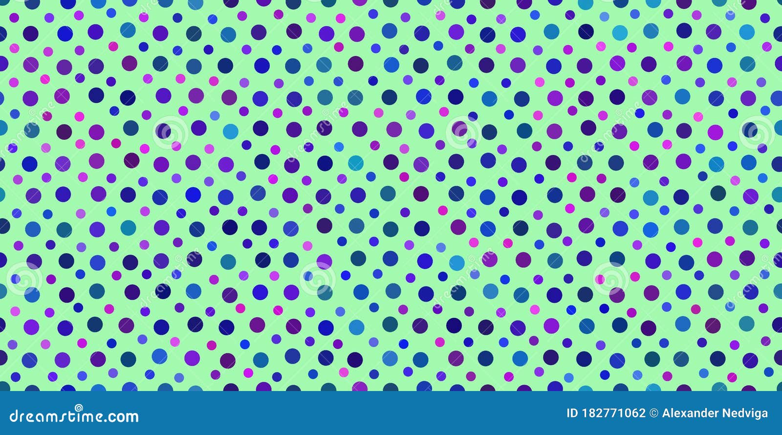 Turquoise Dots Pattern Background. Stock Illustration - Illustration of ...