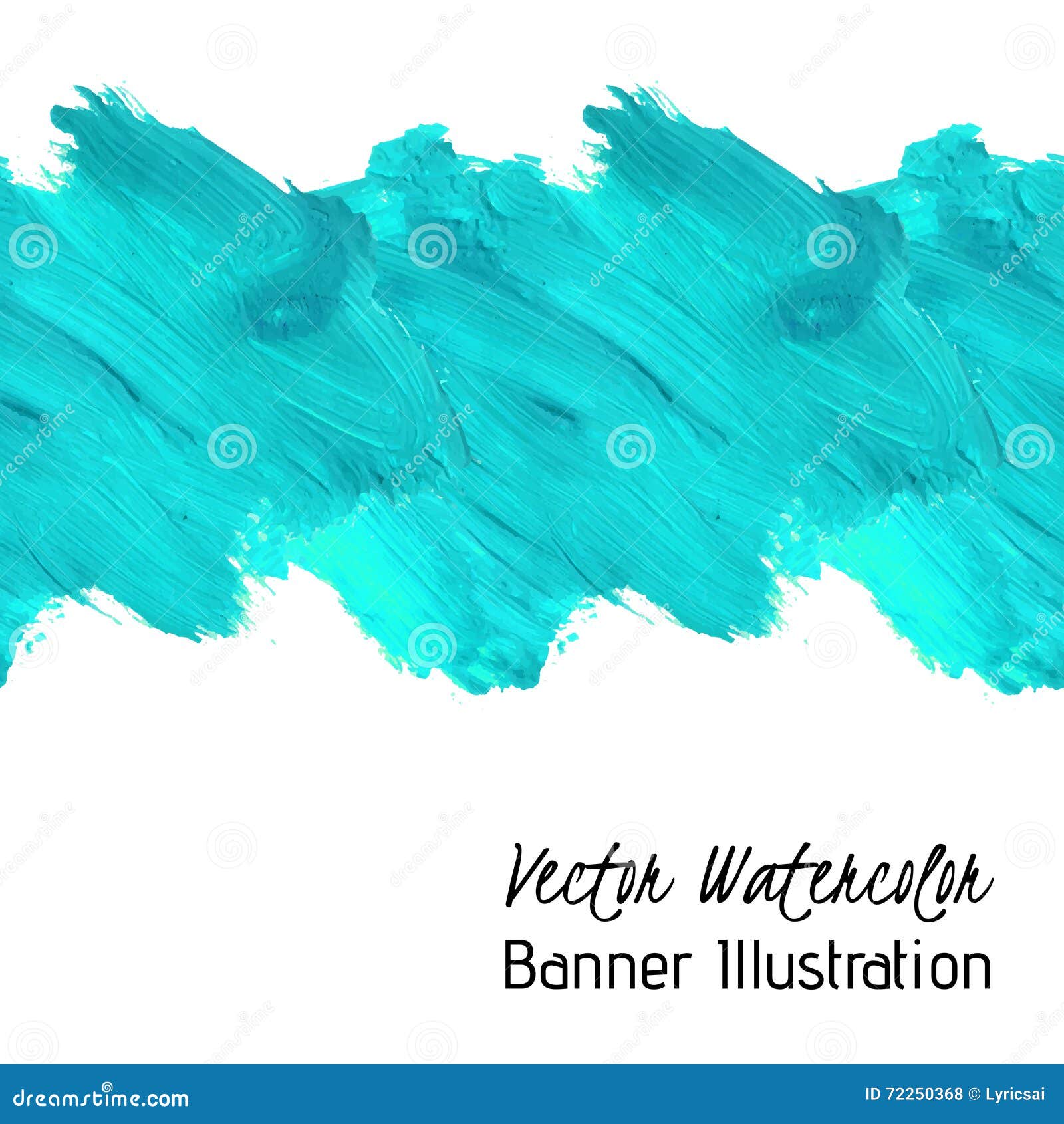 Turquoise emerald banner stock vector. Illustration of emerald - 72250368
