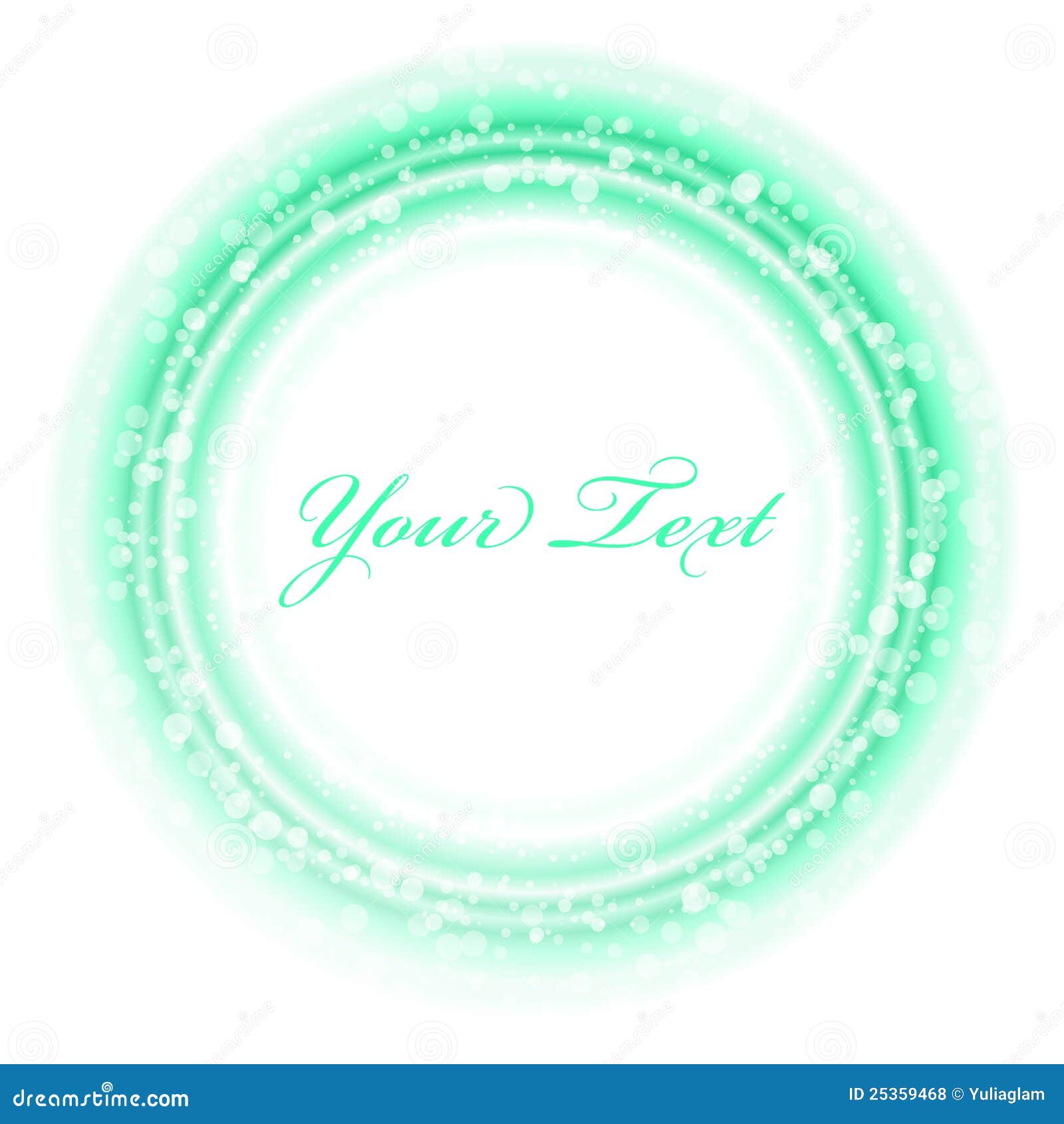 Turquoise frame stock vector. Illustration of raindrop - 25359468
