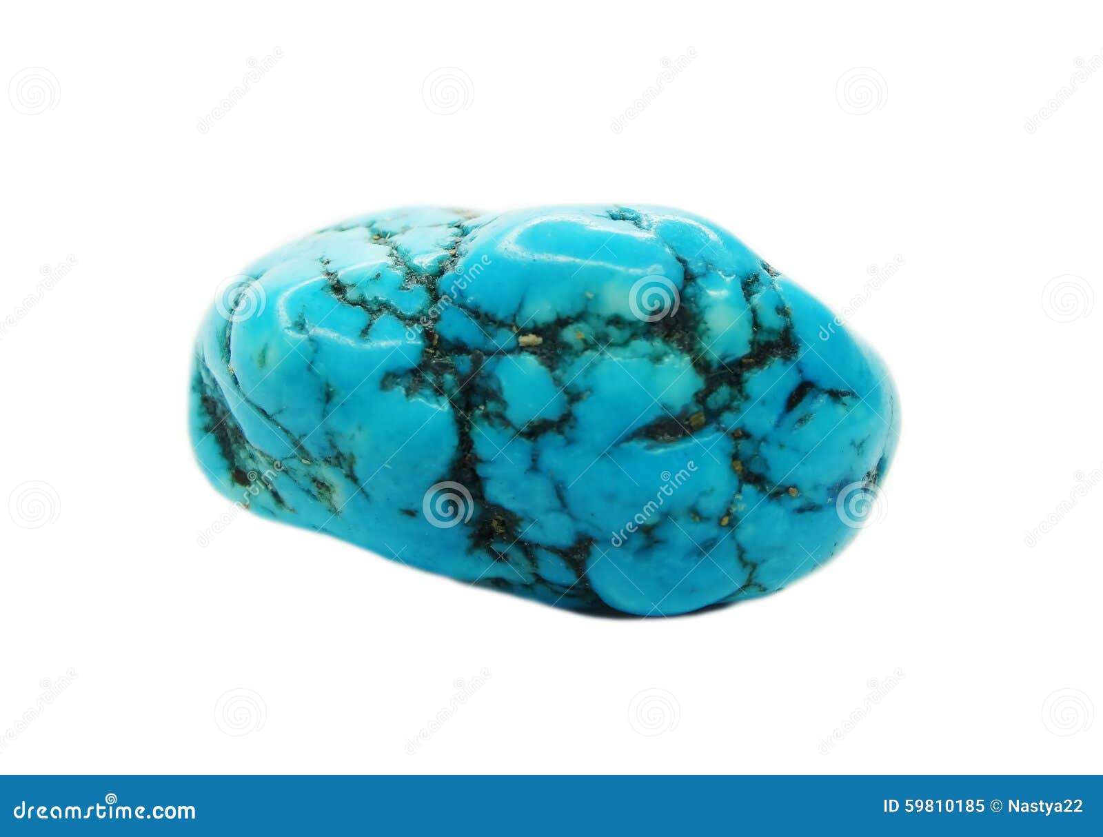 Turquoise Geological Mineral Blue Semigem Stock Image - Image of ...