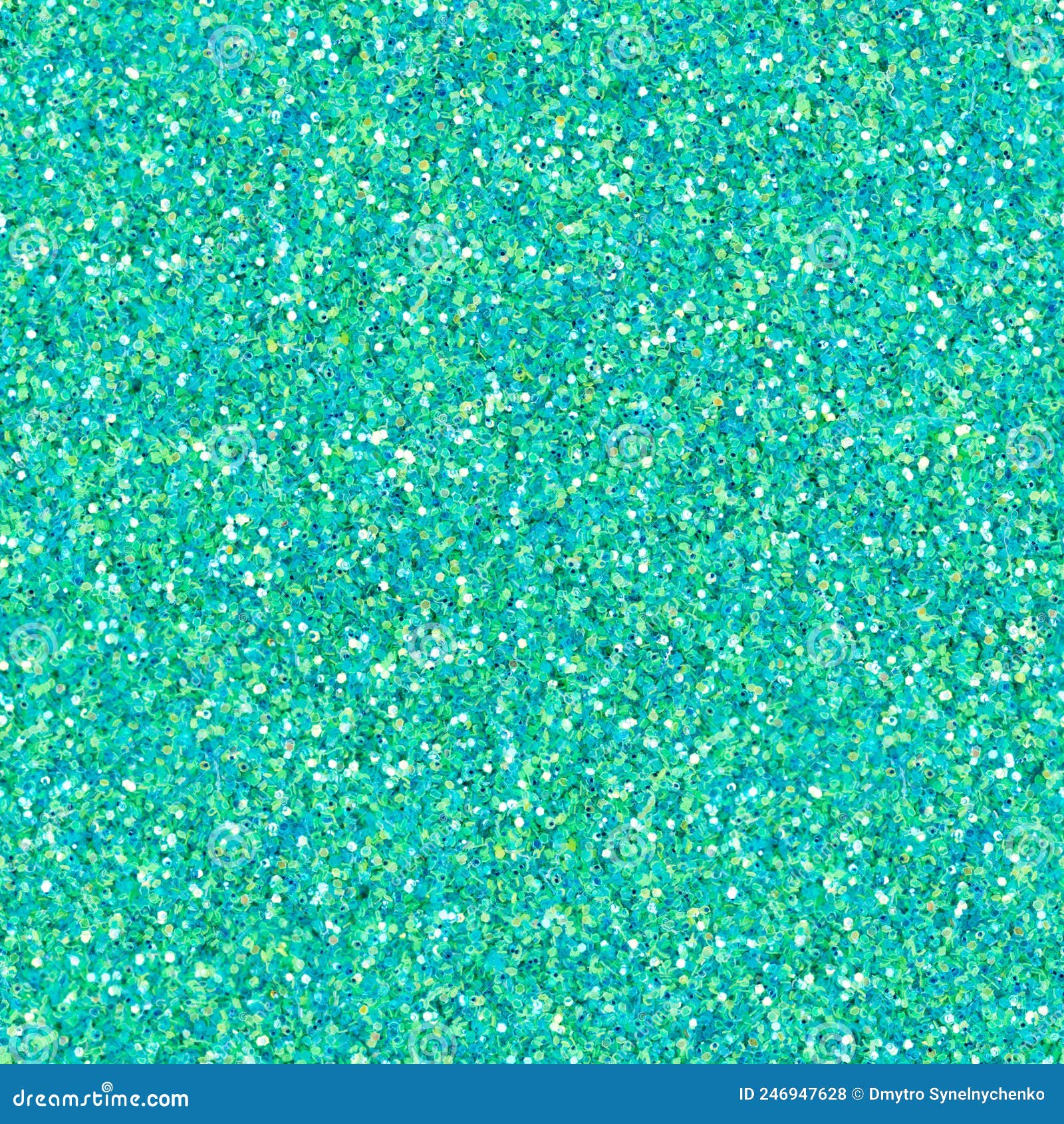 Turquoise Glitter, Sparkle Confetti. Christmas Seamless Pattern. Stock ...