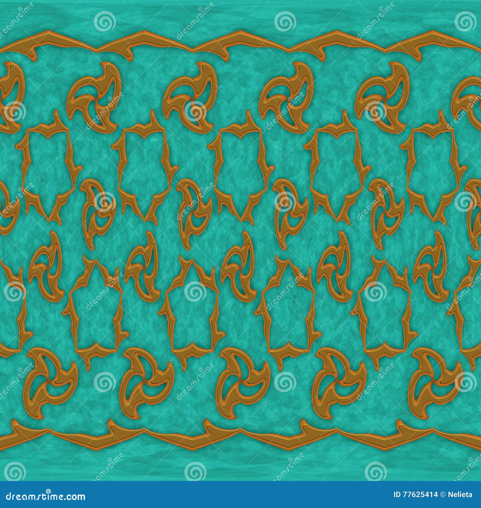 Turquoise and Gold Marble stock illustration. Illustration of gold ...