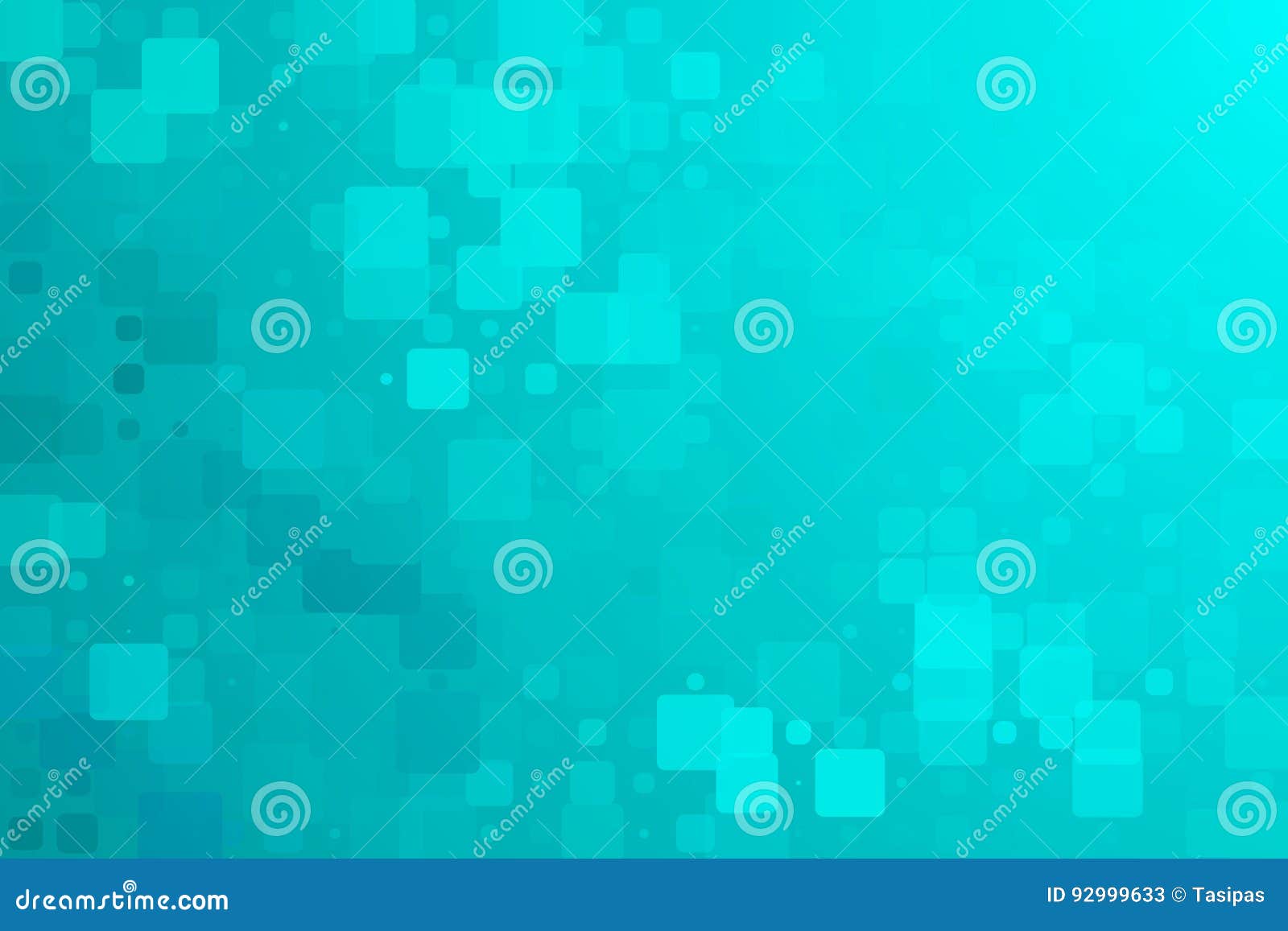 Turquoise Green Glowing Various Tiles Background Stock Vector ...