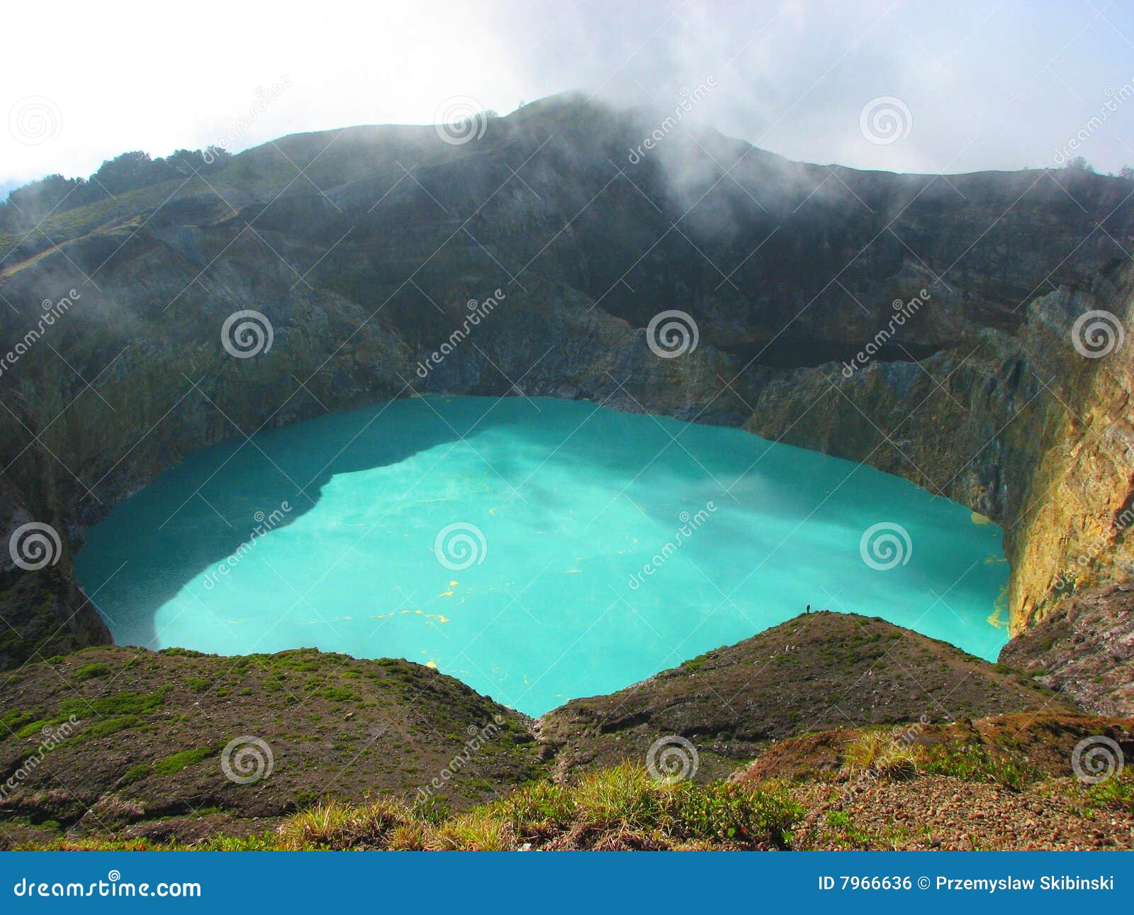 Turquoise lake stock photo. Image of beautiful, ripple - 7966636