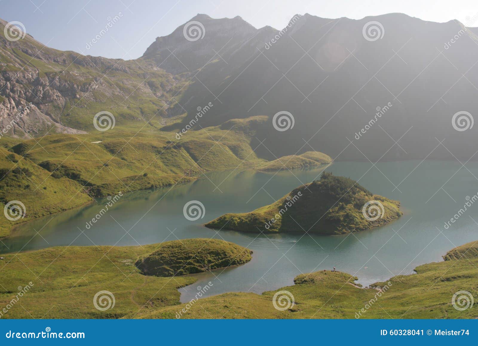 Turquoise Lake - Schrecksee Stock Image - Image of meadow, germany ...