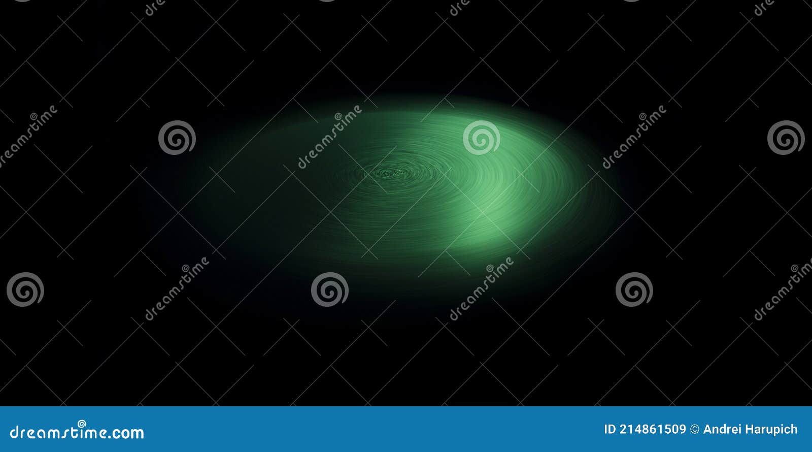 Green Particle Disc of Light Stock Image - Image of orbit, green: 214861509