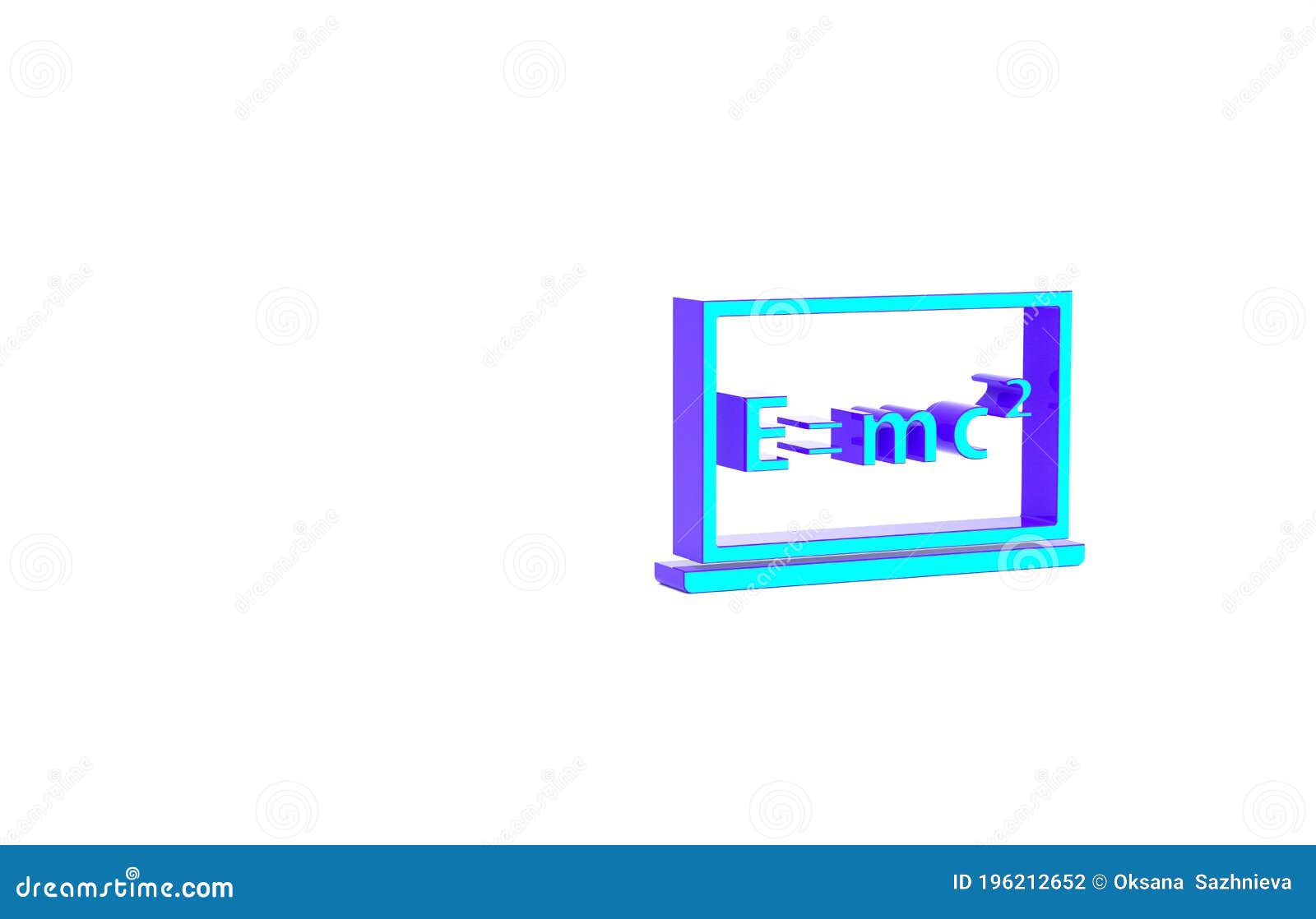 E Equals Mc Squared. Ink Pen Drawn Logo. Mass Energy Equivalence ...