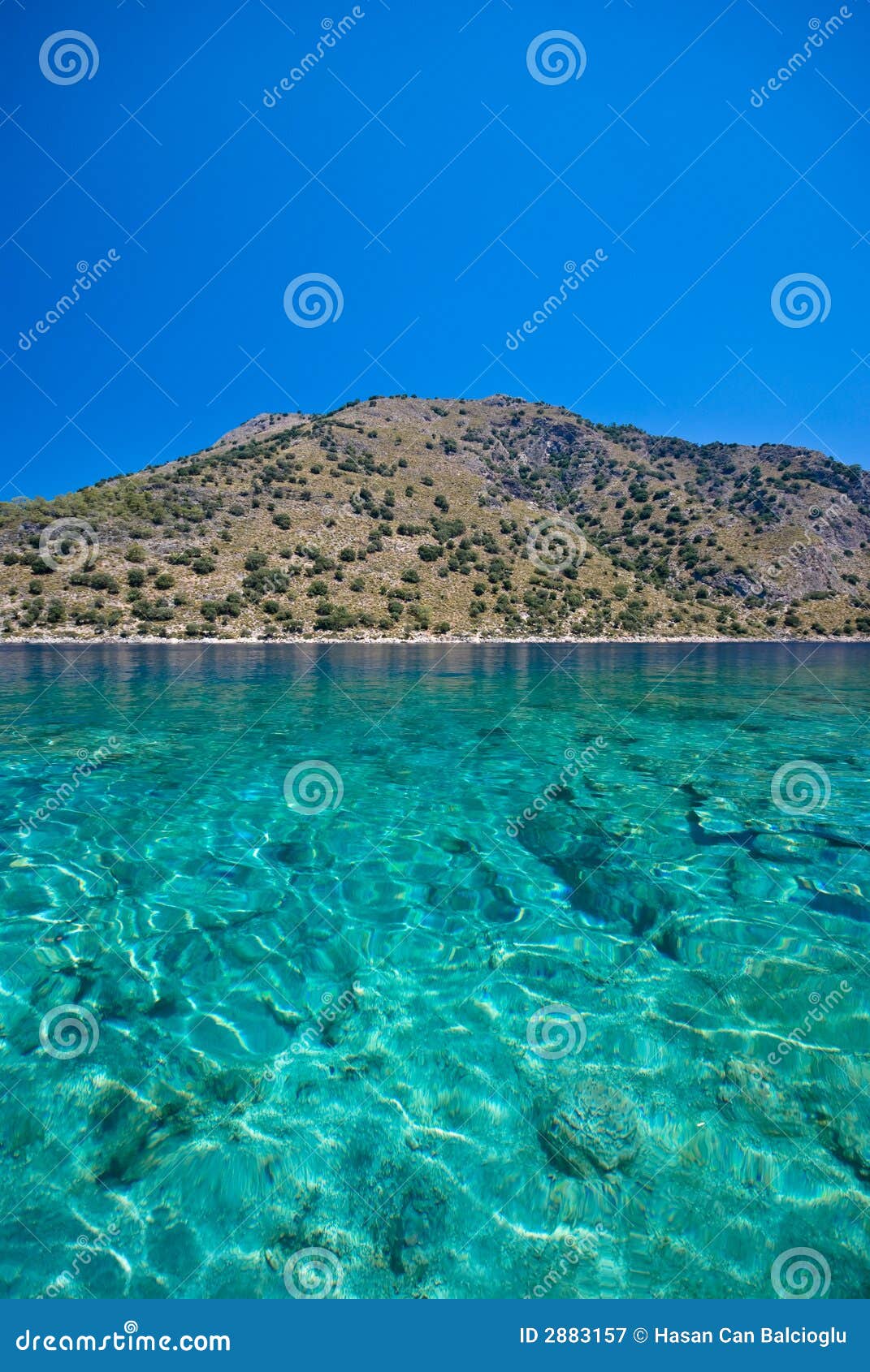 Turquoise of the Mediterranean Stock Image - Image of ocean, tropical ...