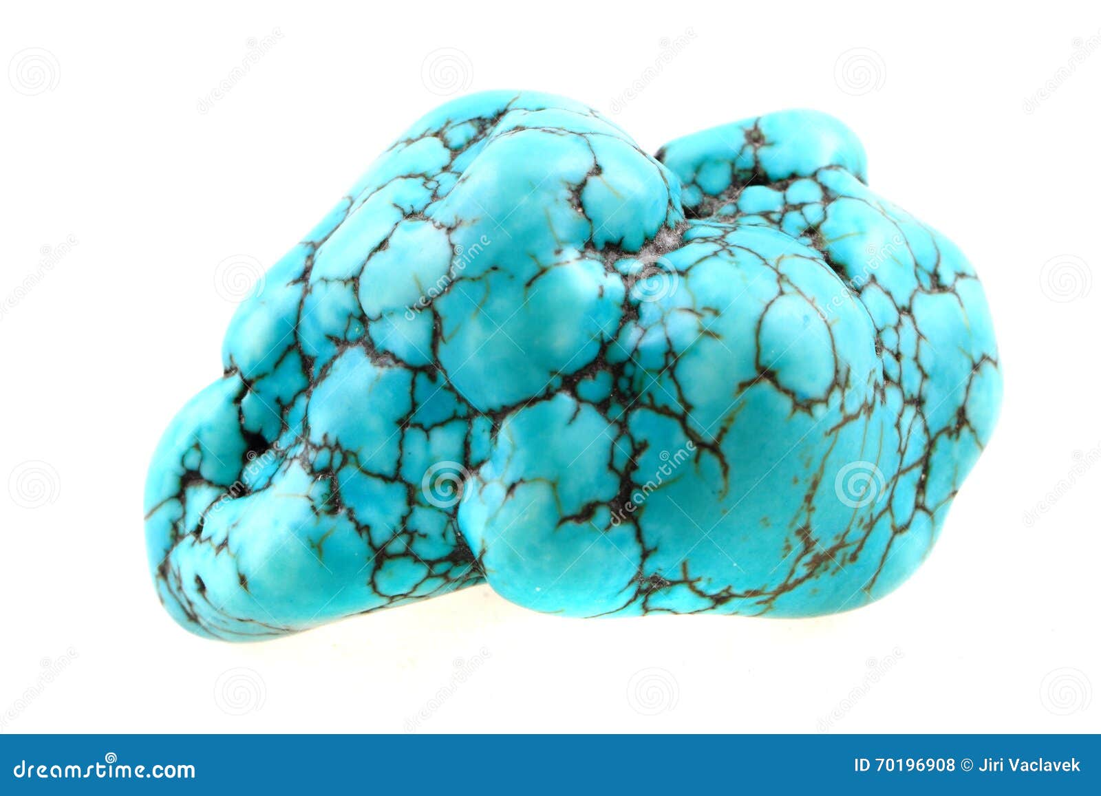 Turquoise mineral isolated stock photo. Image of hard - 70196908