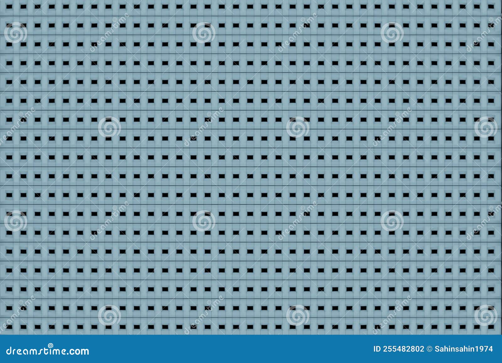 Seamless Abstract the Turquoise Pattern Consisting of Different Shapes ...
