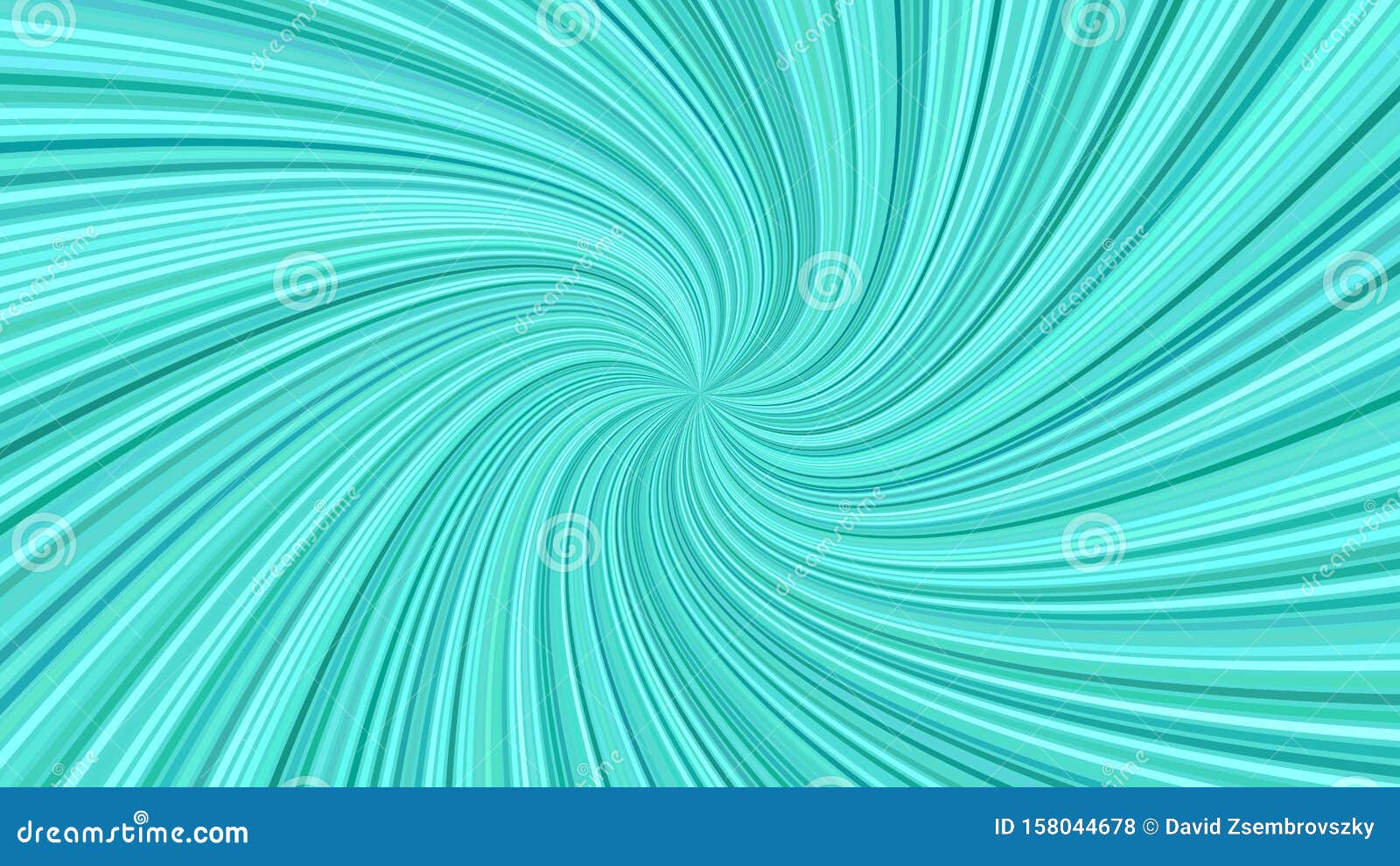 Turquoise Psychedelic Spiral Royalty-Free Stock Photography ...