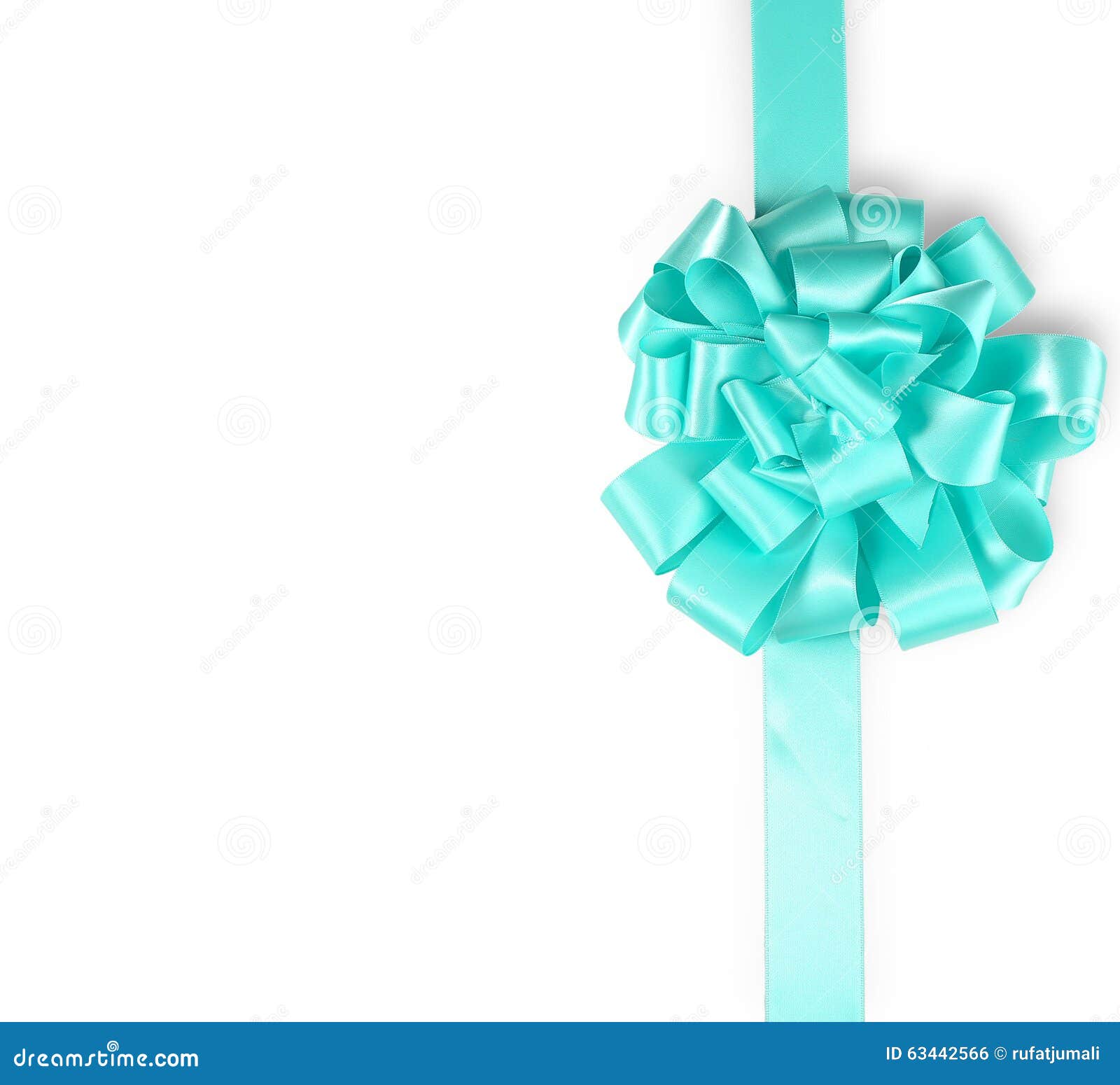 Turquoise ribbon stock photo. Image of details, background - 63442566