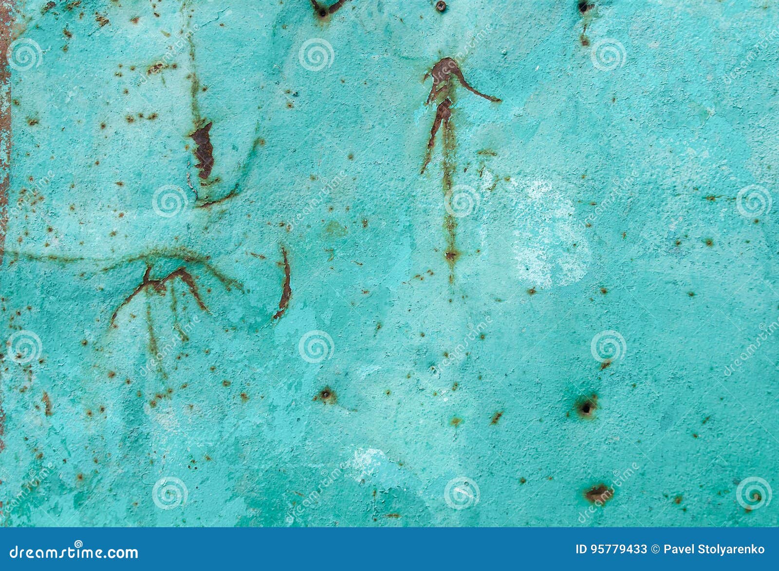Turquoise Rusty Texture Metall Stock Image - Image of corrosion ...