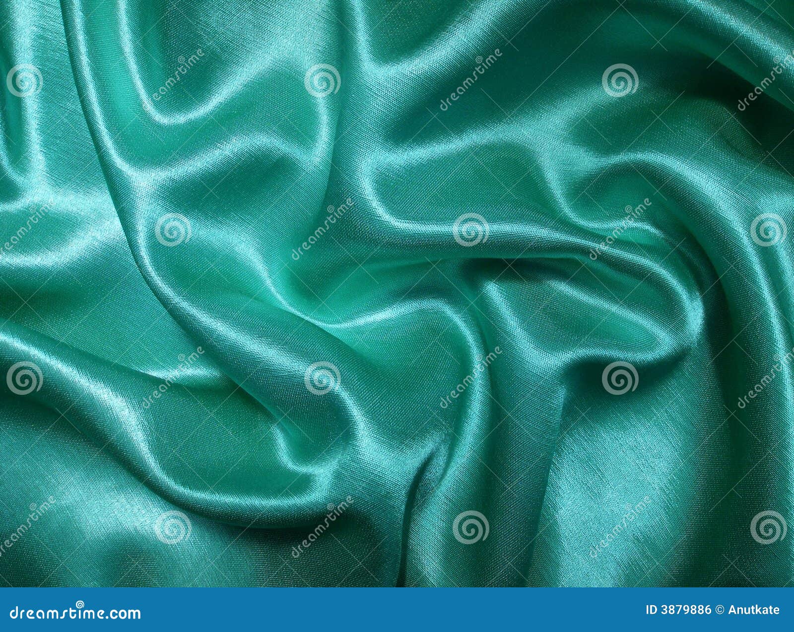 Turquoise satin stock photo. Image of wave, abstract, smooth - 3879886