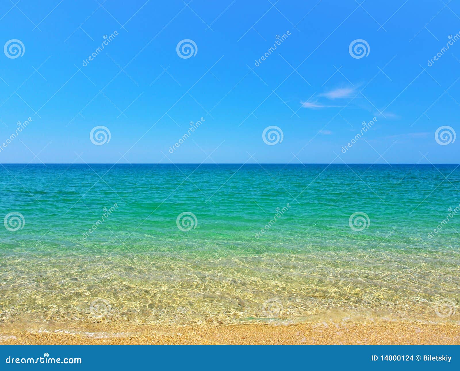 Turquoise sea stock photo. Image of sunny, paradise, australia - 14000124