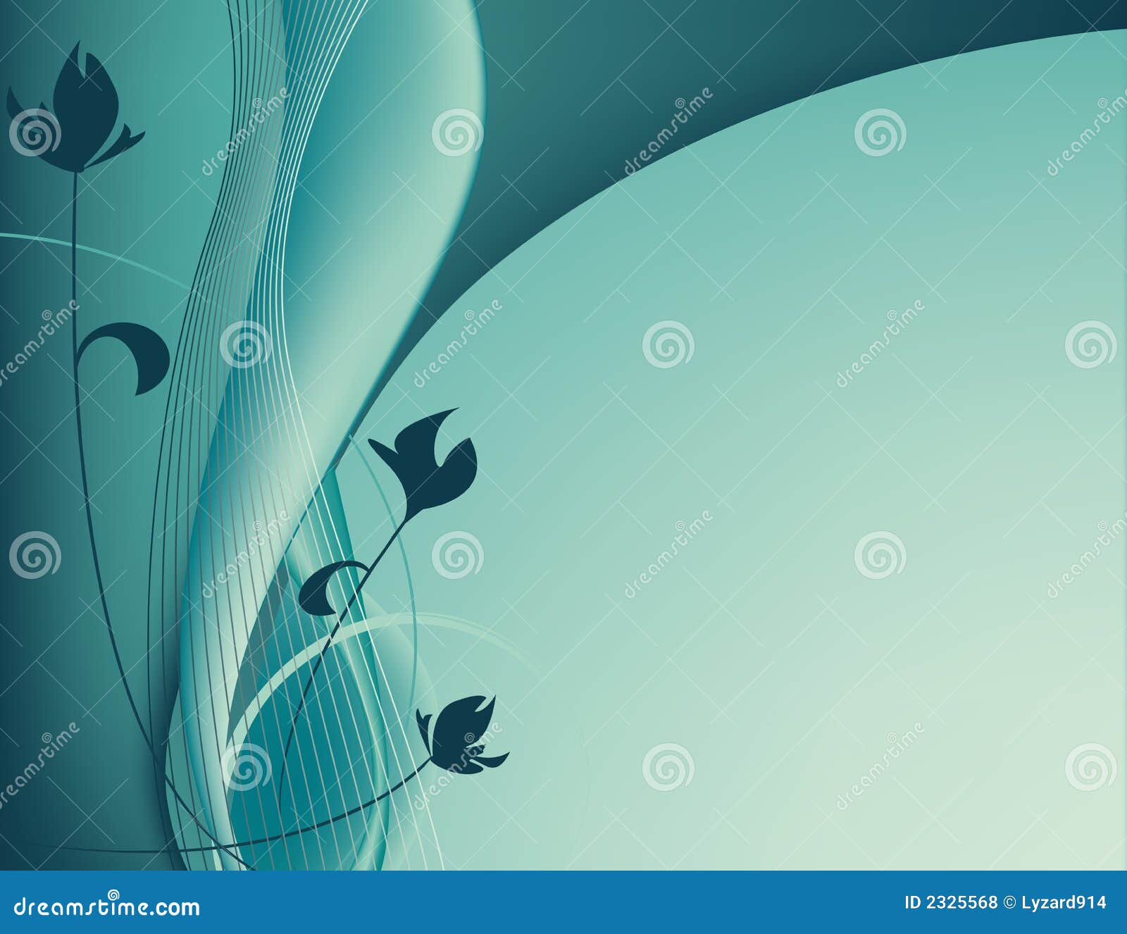 Turquoise Spring Mood stock vector. Illustration of wireframe - 2325568