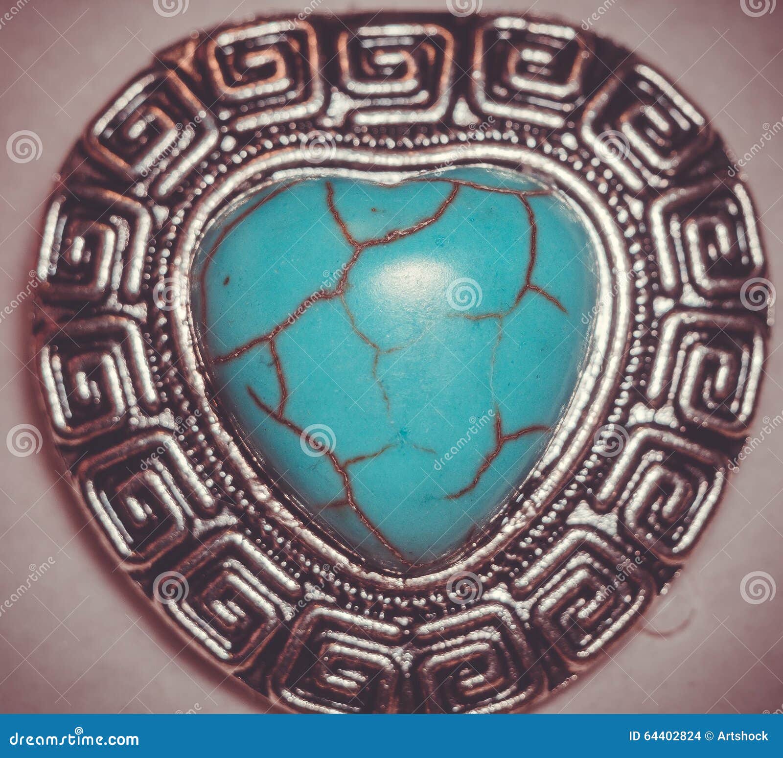 Turquoise Stone Heart stock photo. Image of love, shiny - 64402824