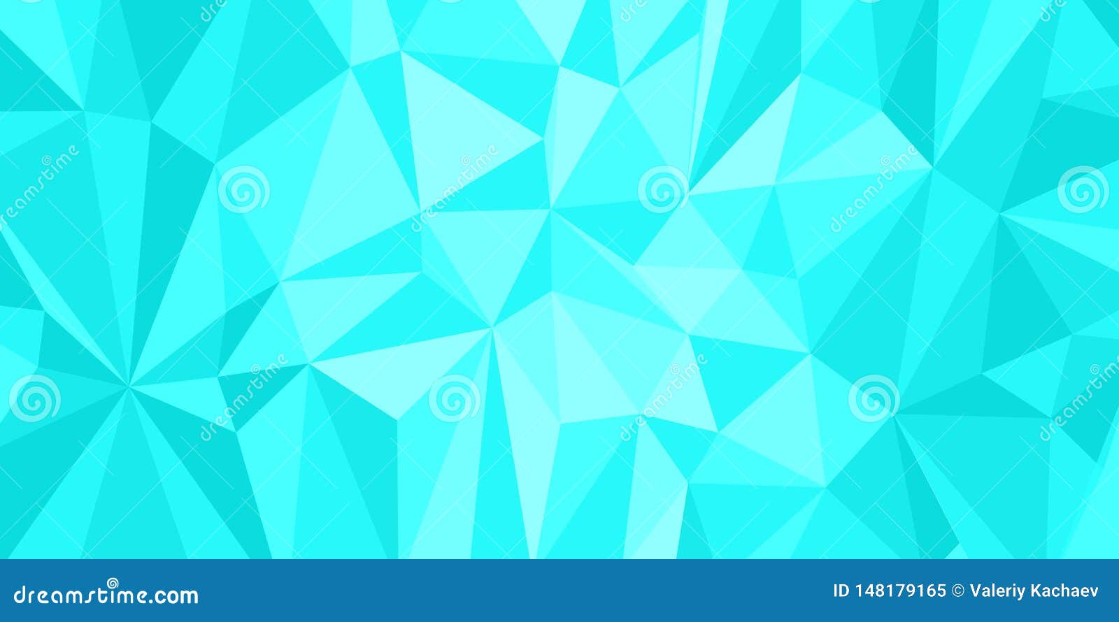 Turquoise Triangle Background Stock Vector - Illustration of glow ...