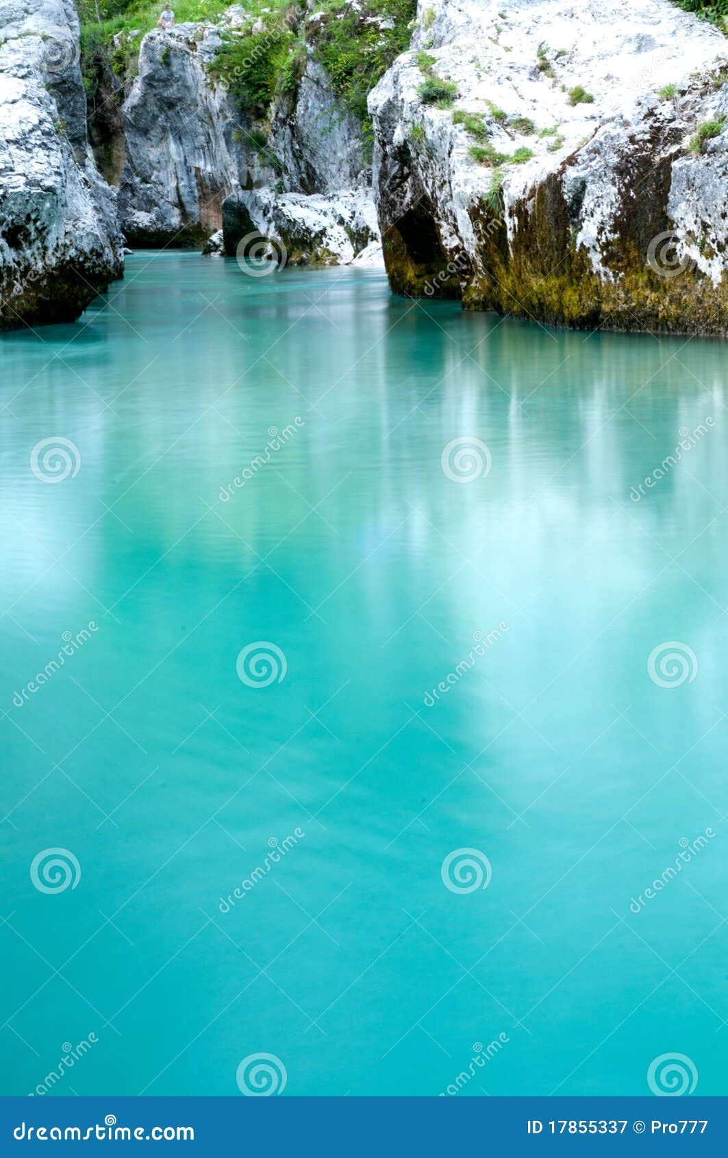 Turquoise water stock image. Image of creek, mountain - 17855337