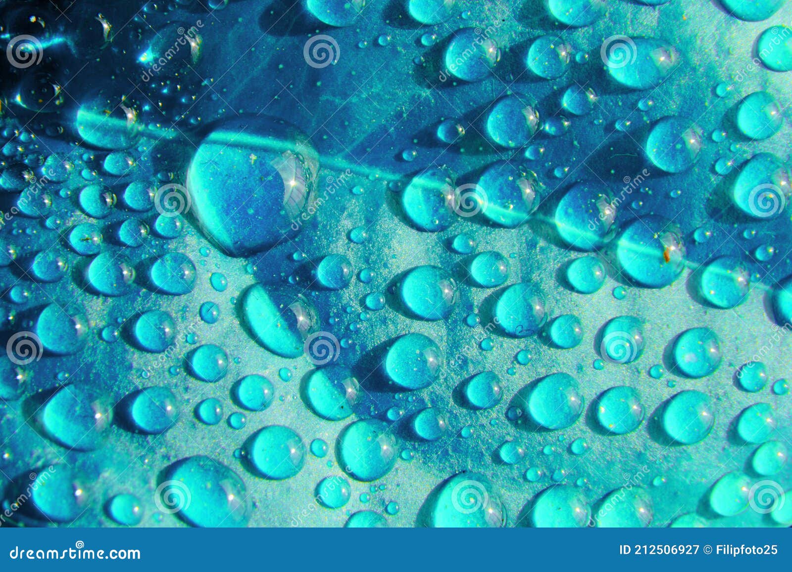 Turquoise water drops stock image. Image of water, drops - 212506927