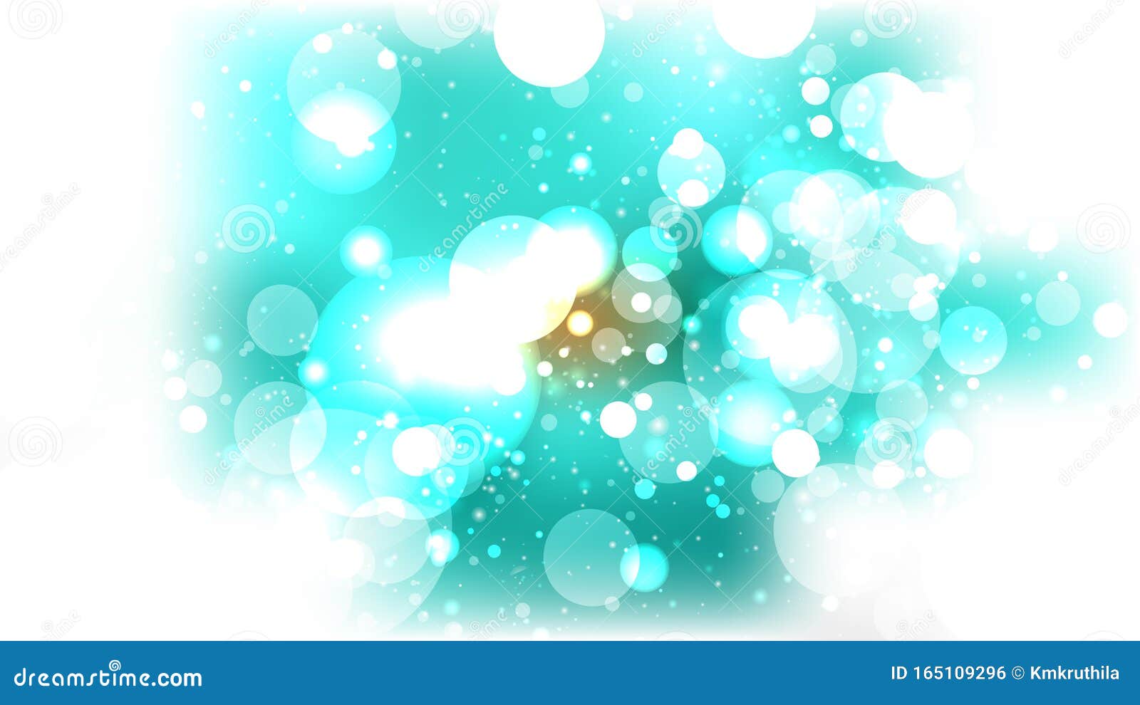 Turquoise and White Blurred Bokeh Background Vector Image Stock Vector ...