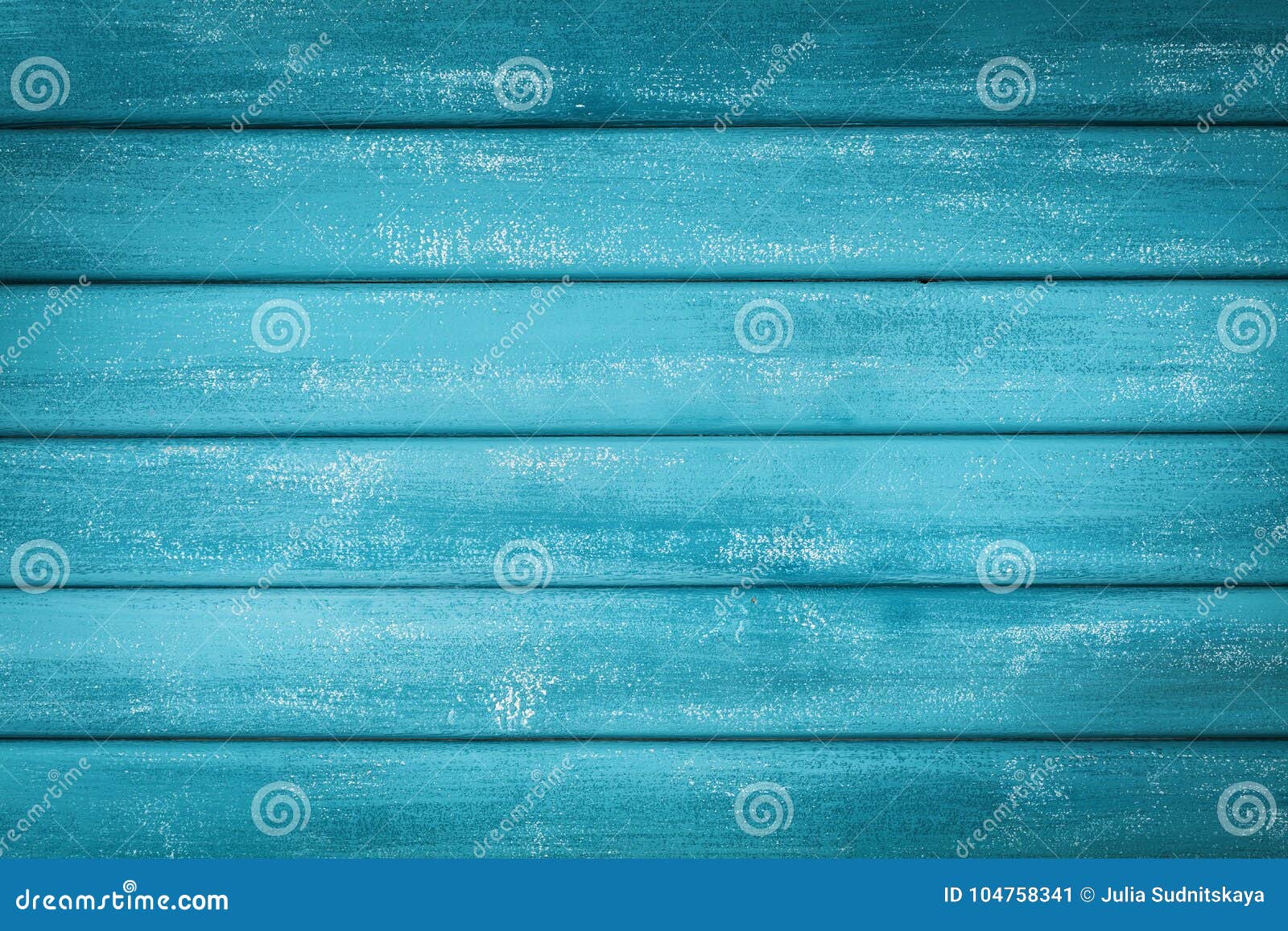 Turquoise Wooden Background. Painted Plank in Vintage Style. Stock ...