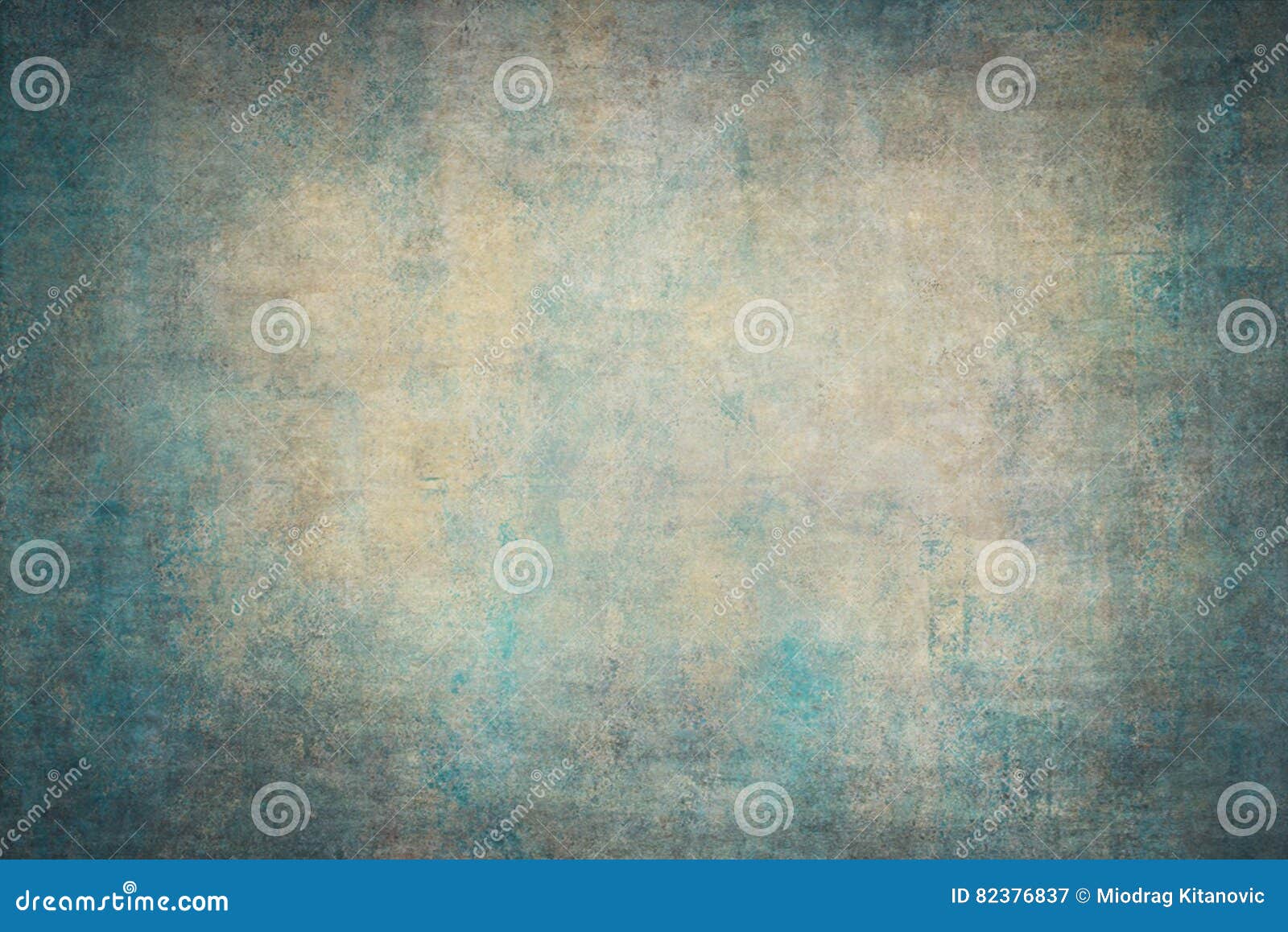 Turquoise Yellow Canvas Hand-painted Backdrops Stock Image - Image of ...