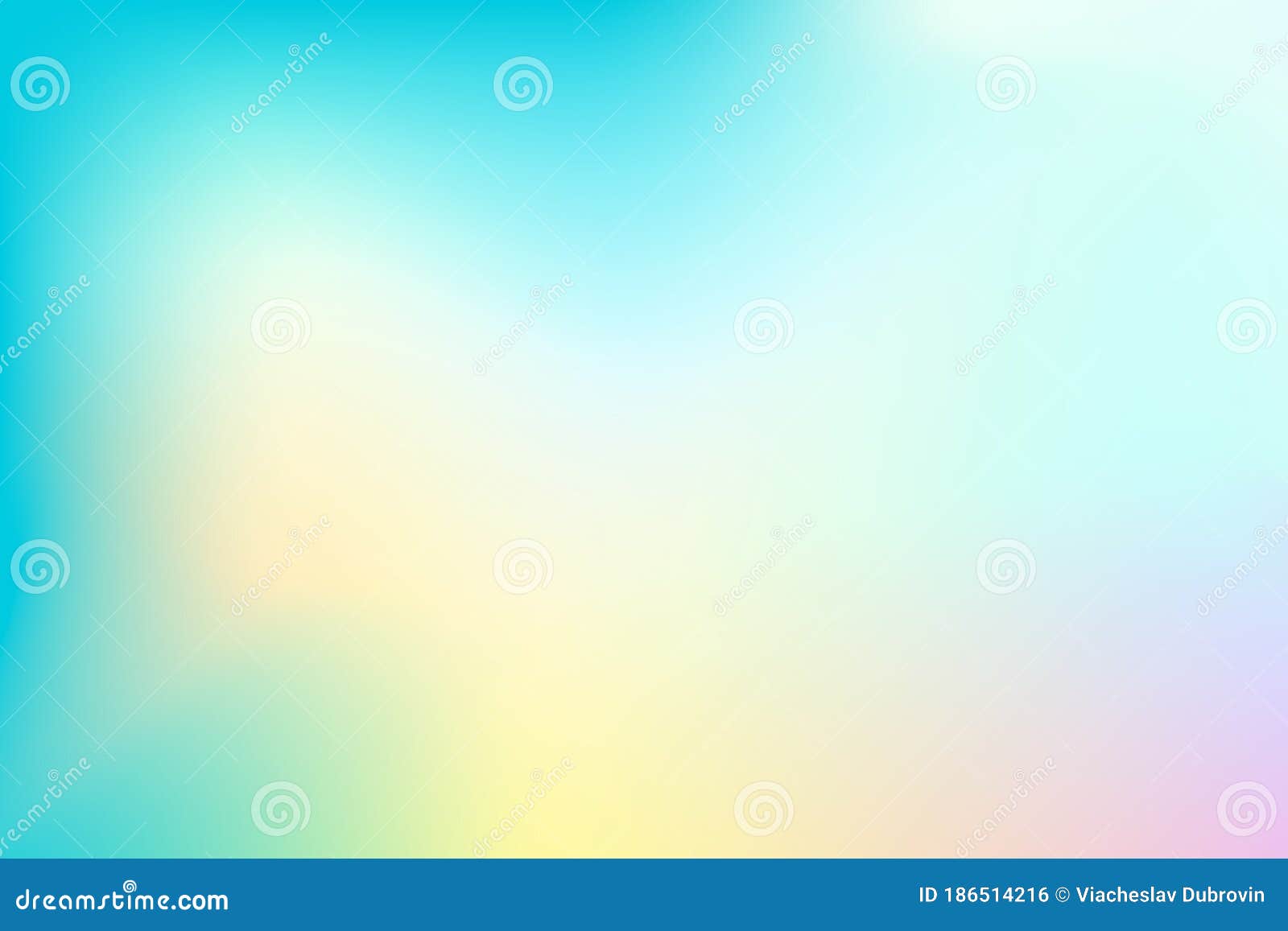 Turquoise Yellow Vector Gradient Background. Pastel Gradient Mesh Stock ...