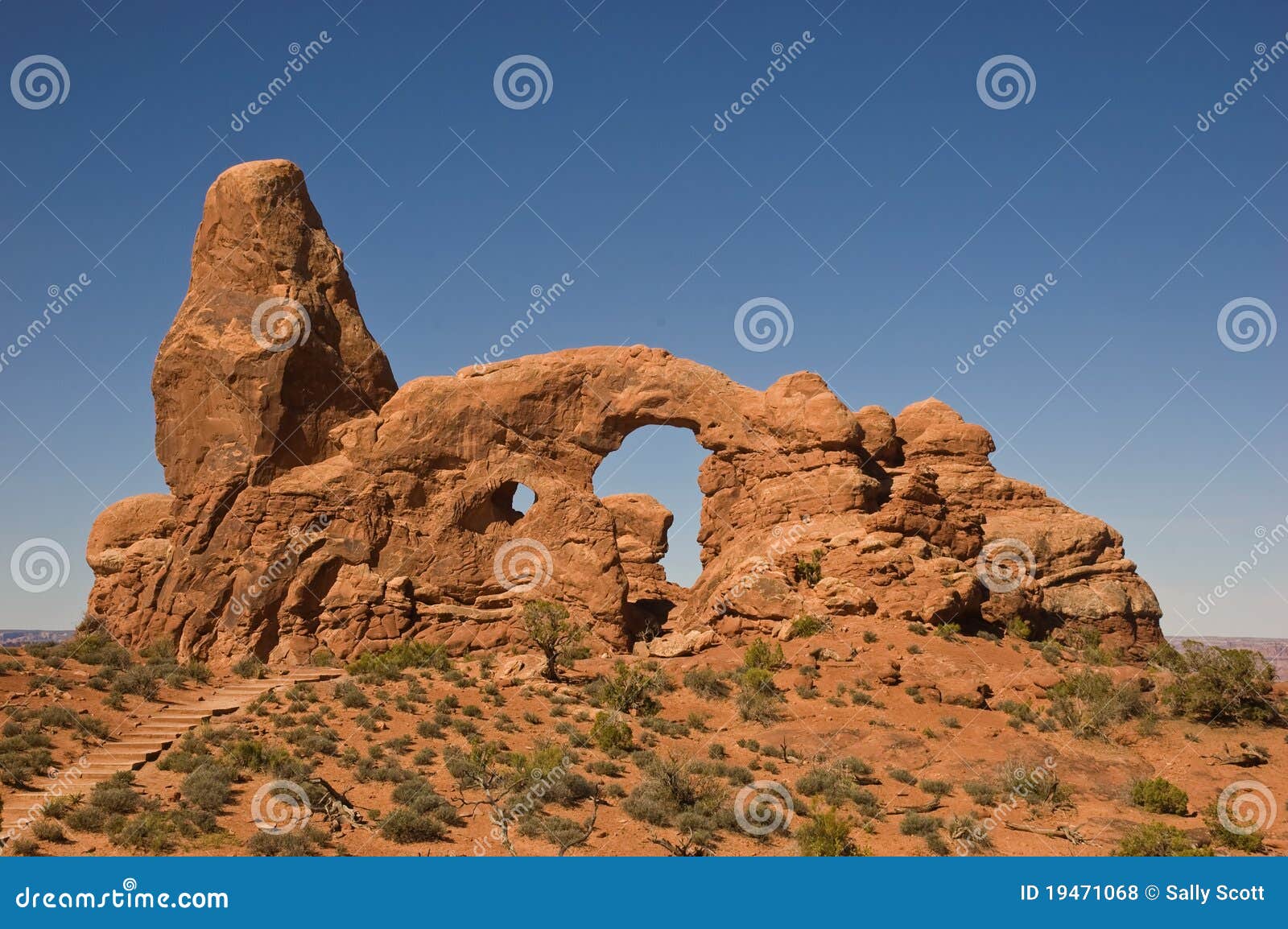 Turret Arch stock photo. Image of america, park, utah - 19471068