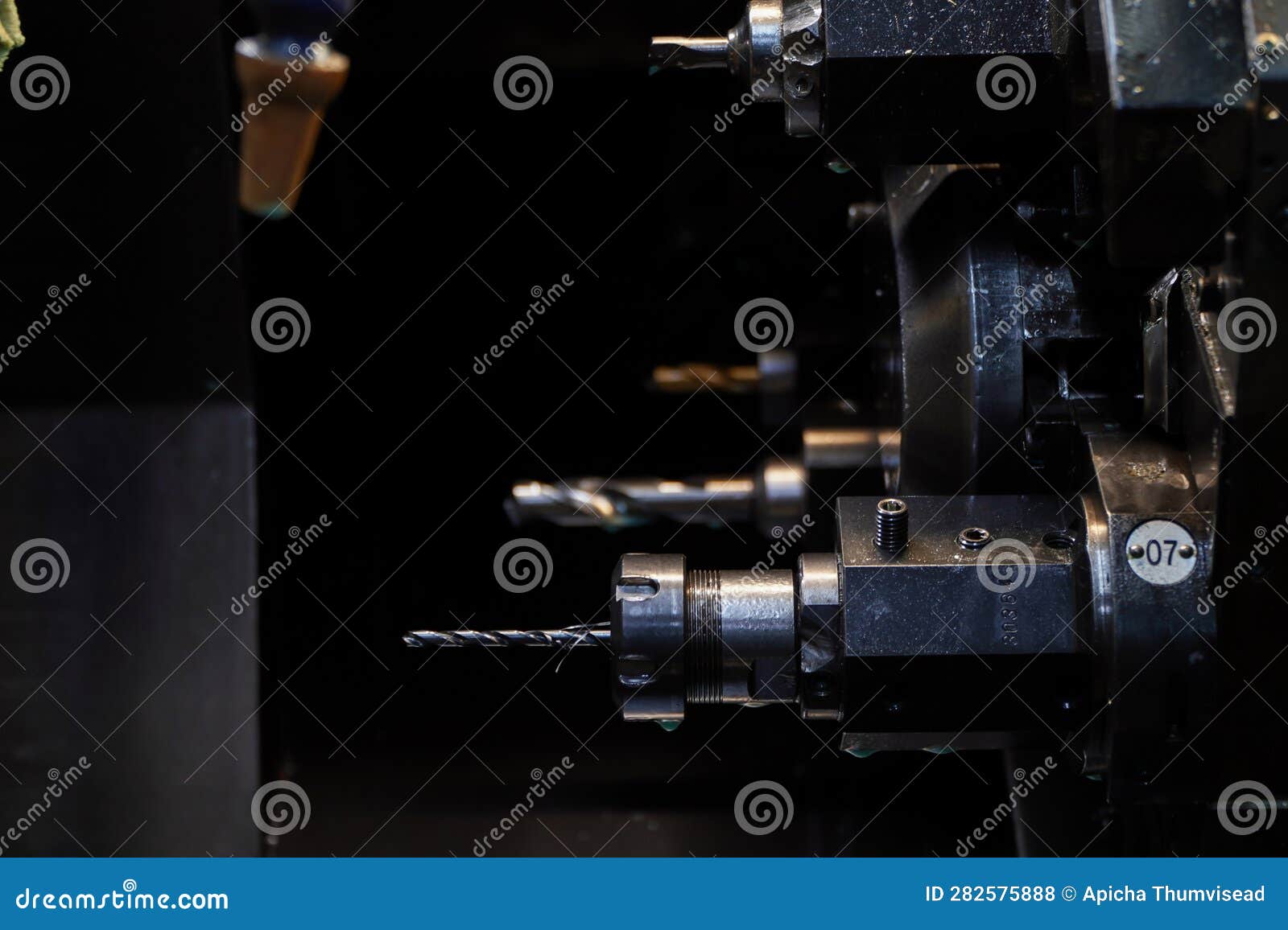 Turret Head in Black for Setting Various Drill Bits.the Hi-technology ...