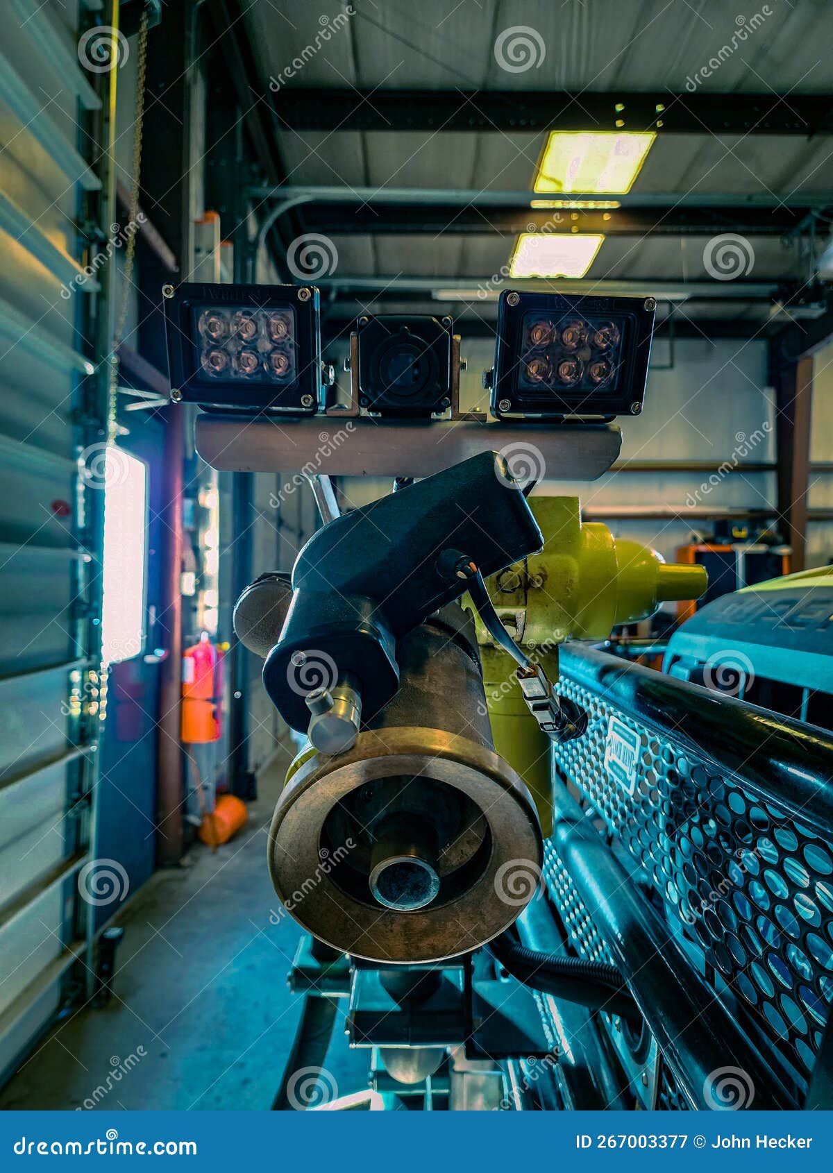 The Turret stock image. Image of train, room, factory - 267003377