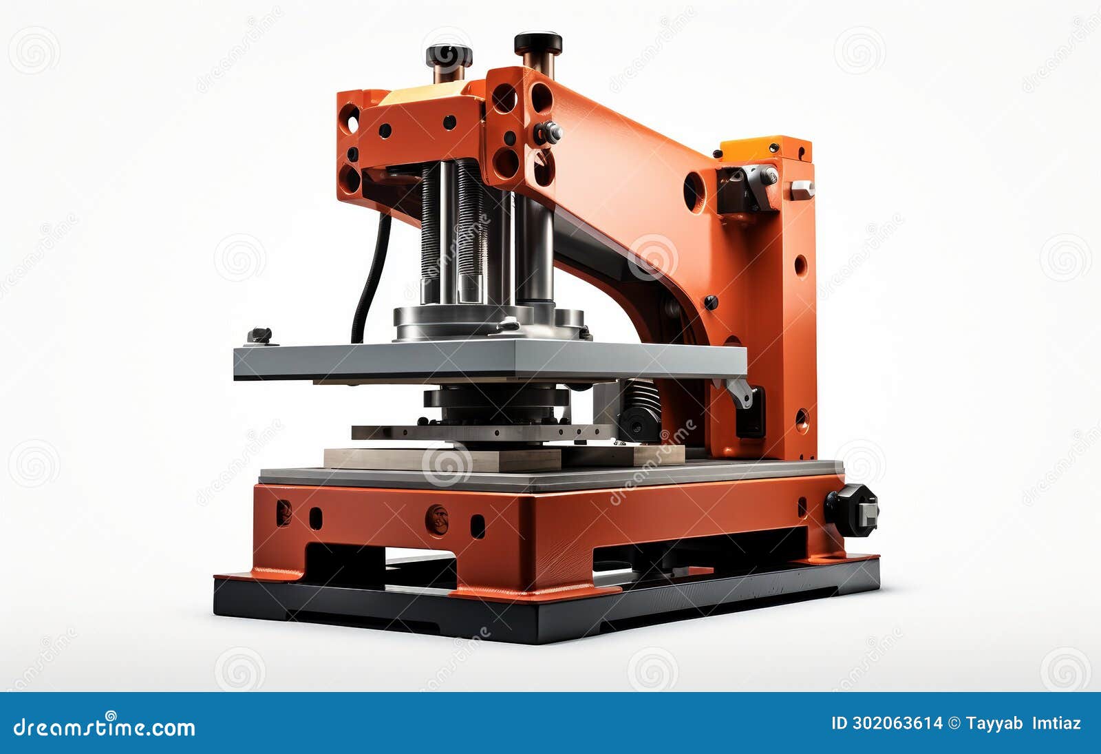 Turret Punch Press Isolated On Transparent Background . Royalty-Free ...