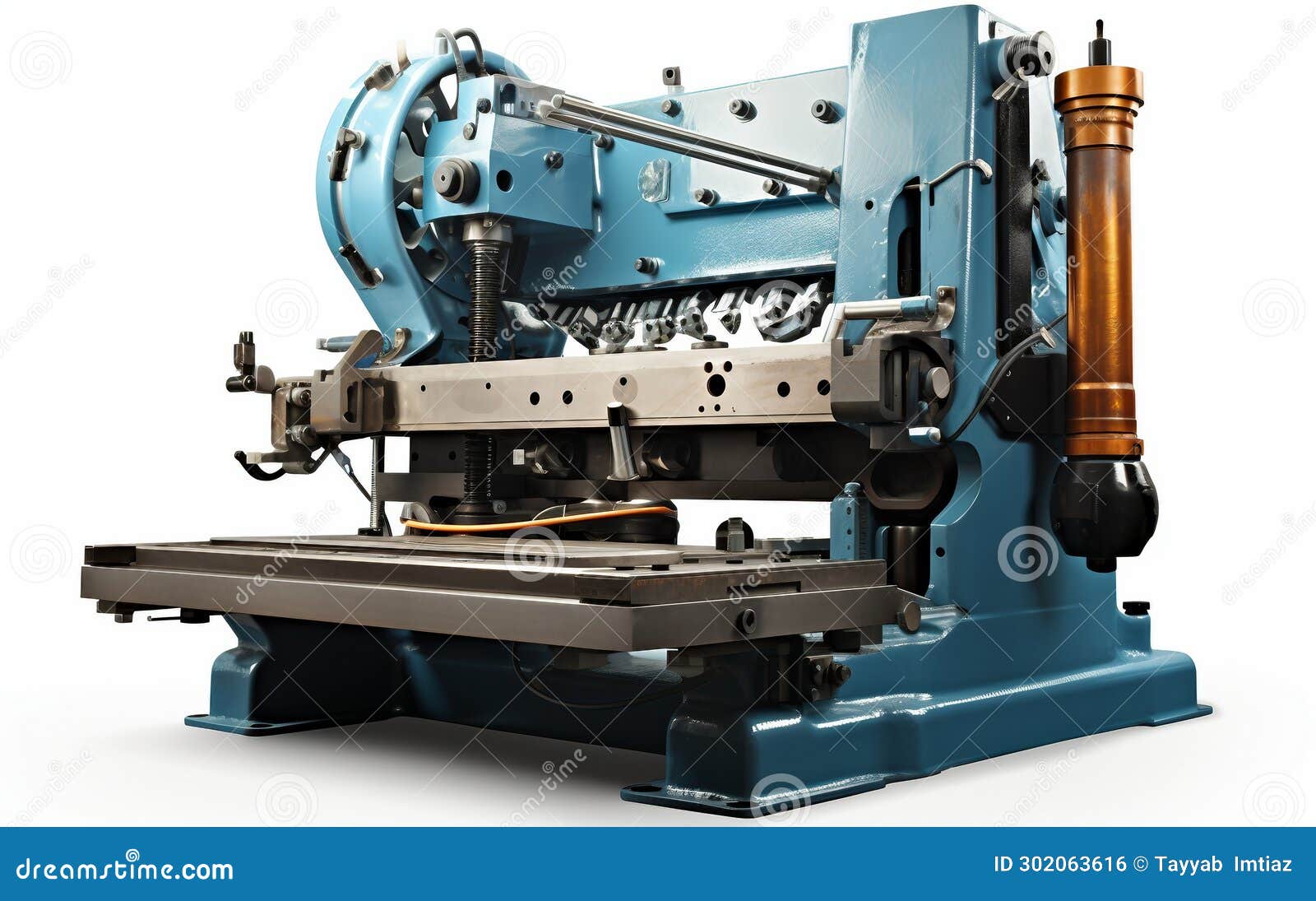 Turret Punch Press Isolated On Transparent Background . Stock Photo ...