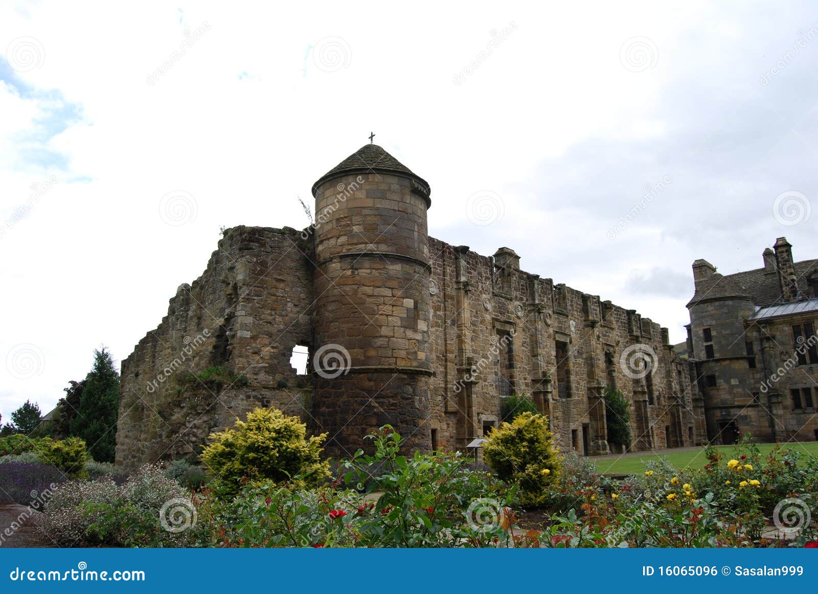 Turret and Shrubs stock photo. Image of tree, nature - 16065096