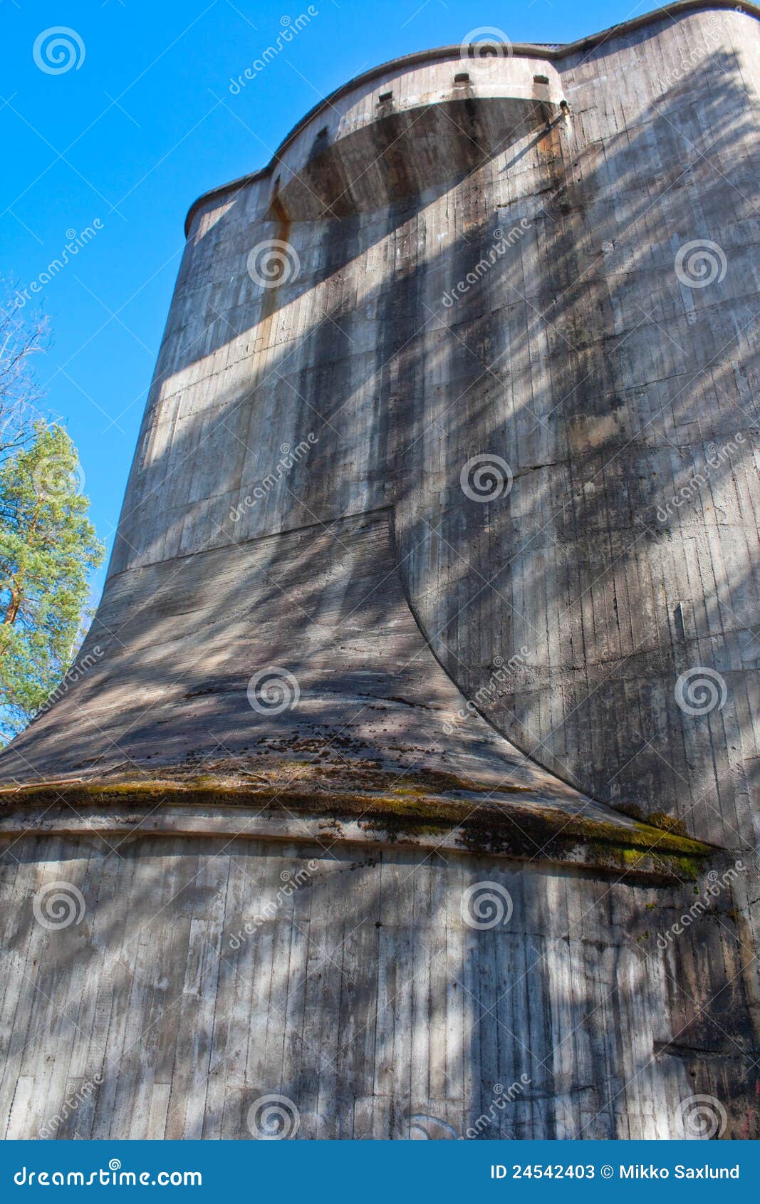 Turret tower stock image. Image of wall, decayed, concrete - 24542403