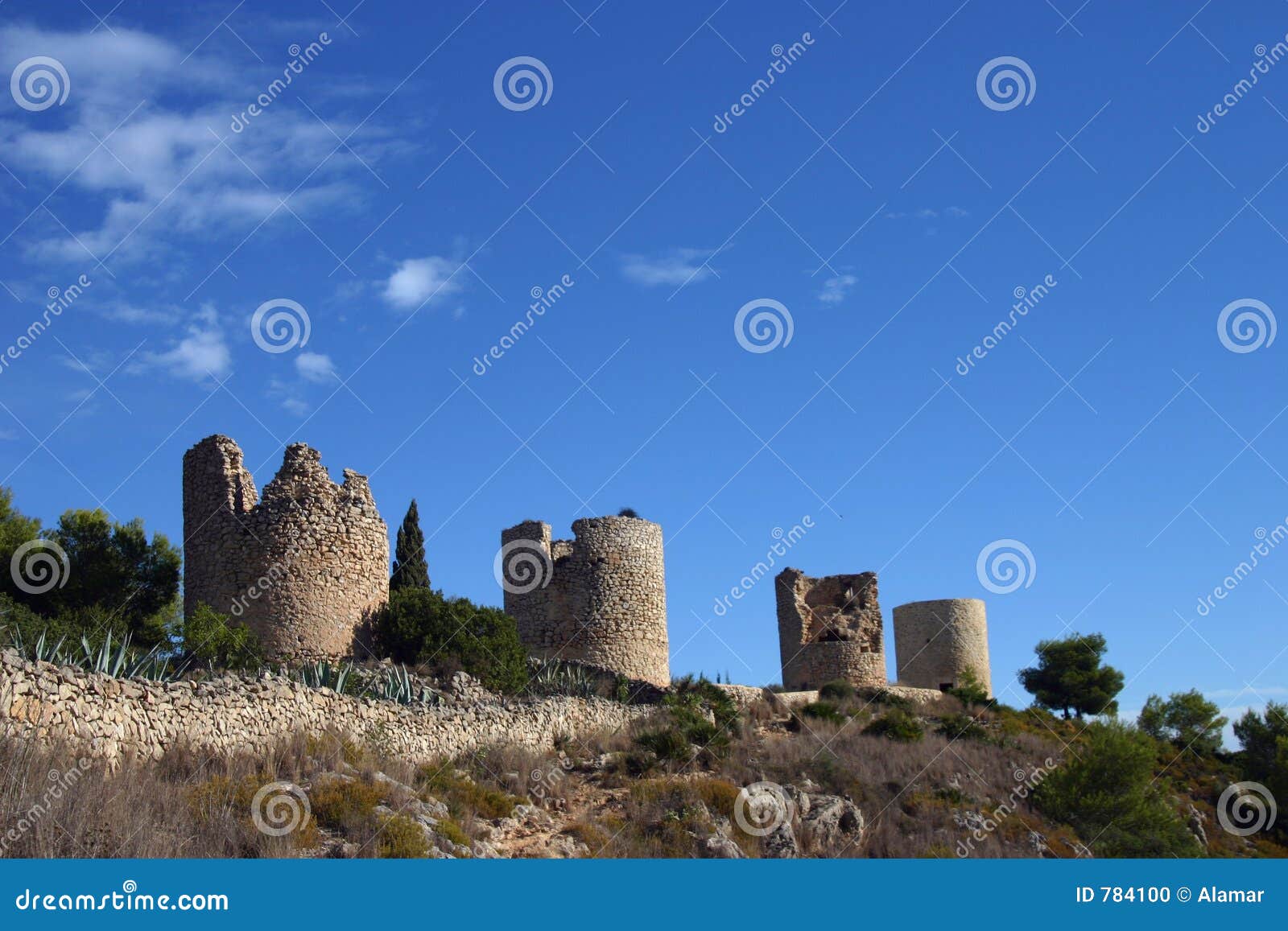 Turrets 3 stock photo. Image of historic, spanish, landmark - 784100