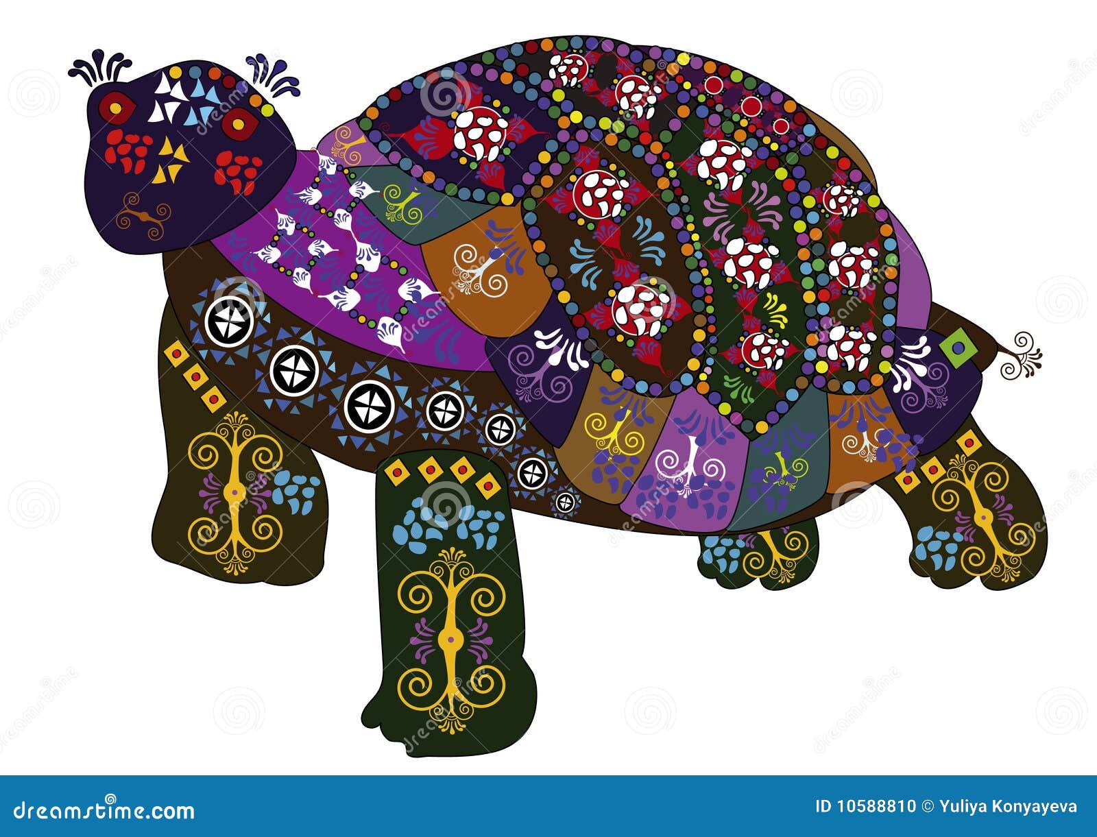 Turtle stock vector. Illustration of element, leadership - 10588810