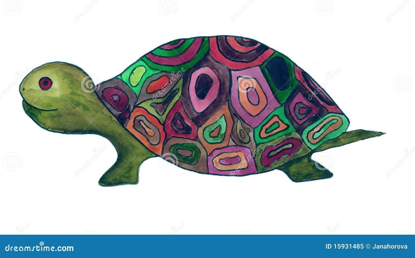 Illustrated Turtle Stock Illustrations – 346 Illustrated Turtle Stock ...