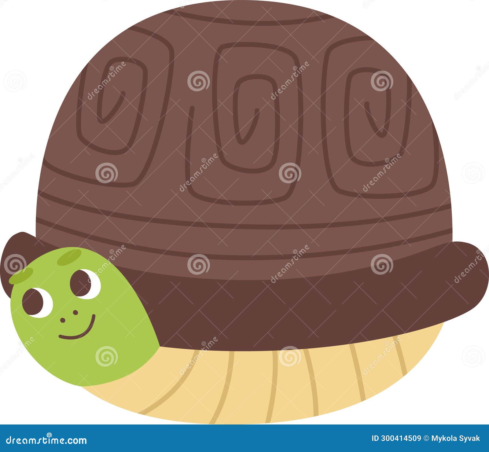 Turtle Animal Hiding stock illustration. Illustration of shell - 300414509