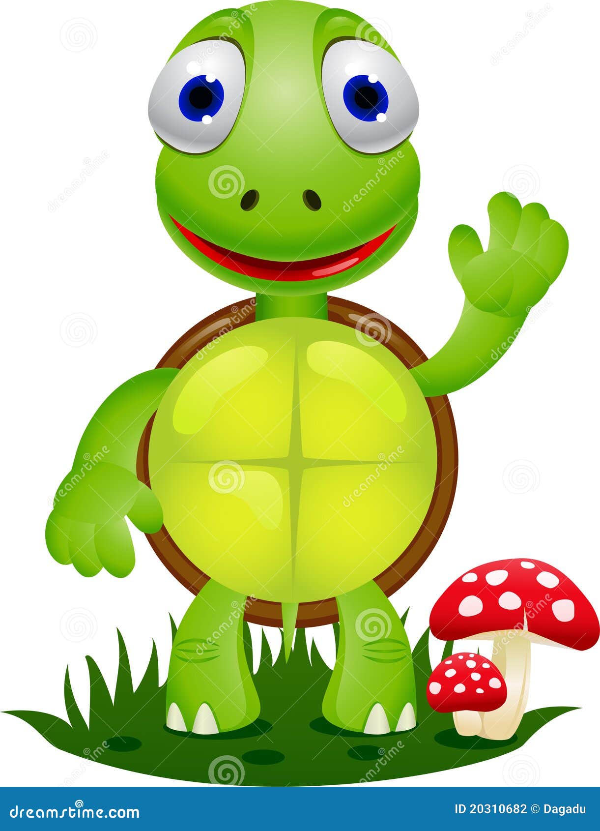 Turtle cartoon stock vector. Illustration of clip, reptile - 20310682