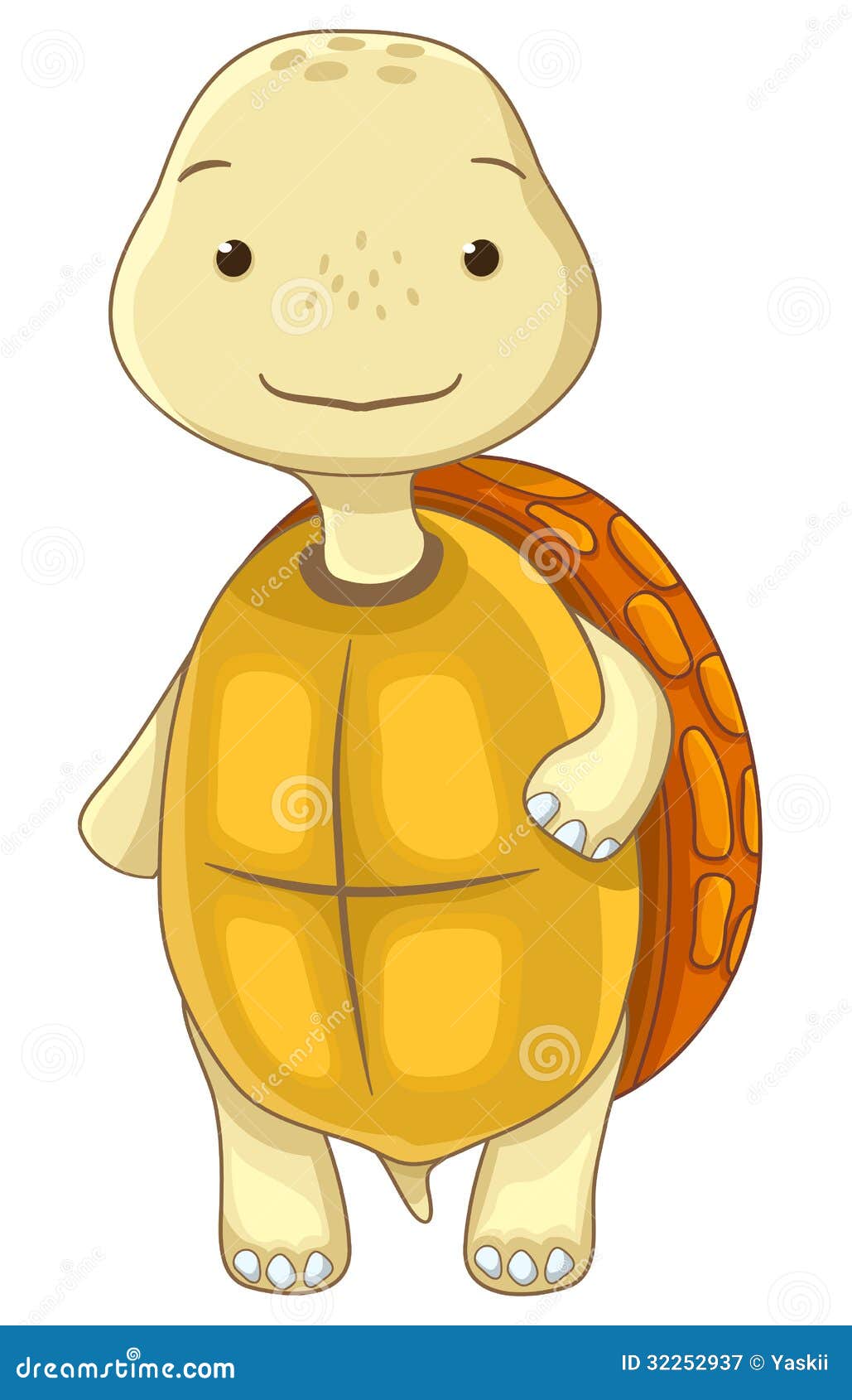 Turtle cartoon character stock vector. Illustration of cute - 32252937