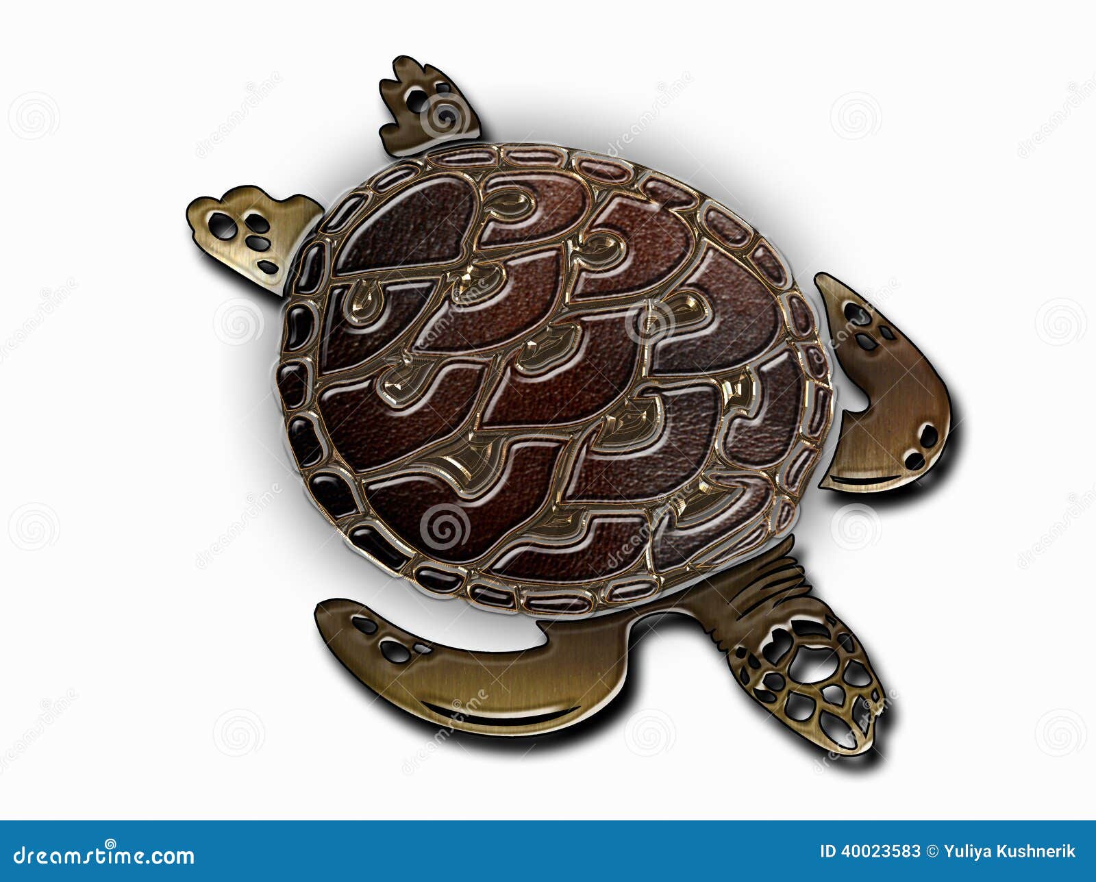 Turtle stock illustration. Illustration of animals, animal - 40023583