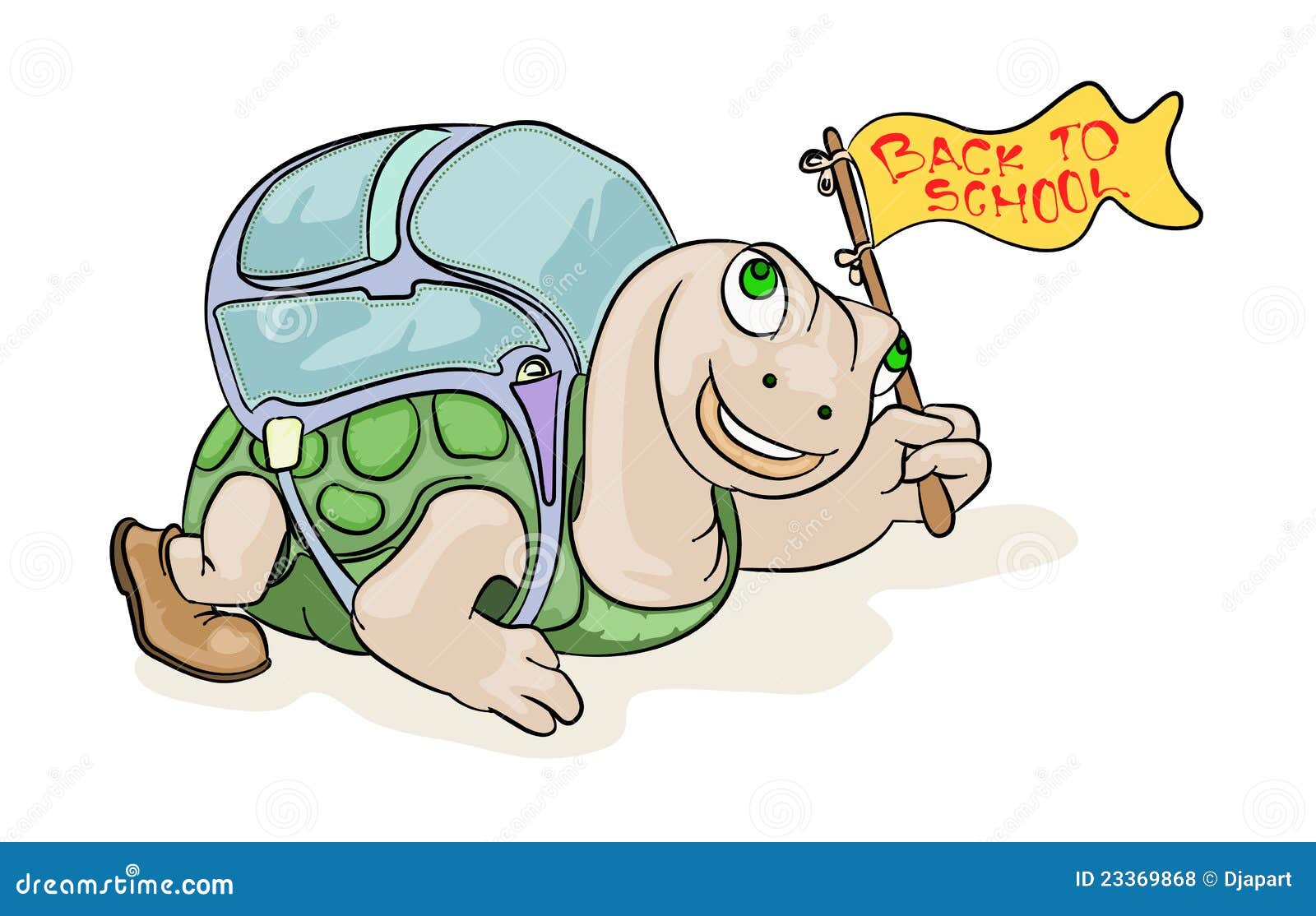 School Turtle Set Cartoon Coloring Page | CartoonDealer.com #47477897