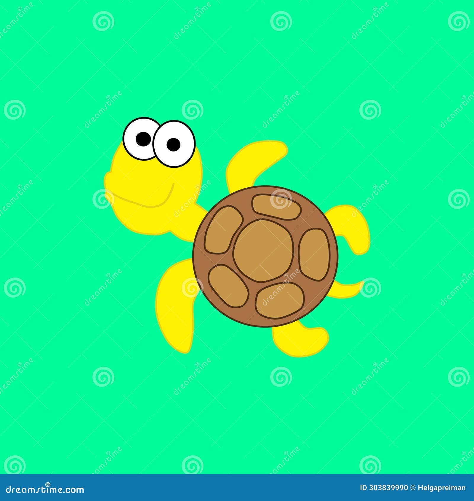Bright Turtle Shell Texture Seamless Pattern Royalty-Free Cartoon ...