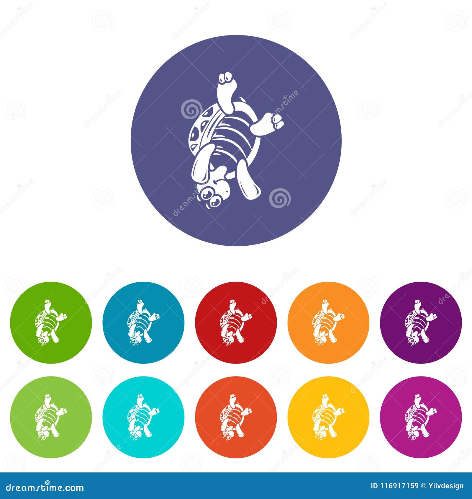 Turtle on Head Icon, Simple Style Stock Vector - Illustration of figure ...