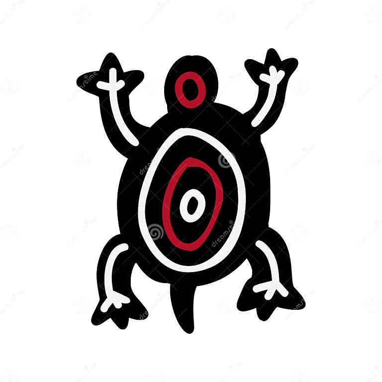 Turtle icon Aztec stock vector. Illustration of reptile - 107474774