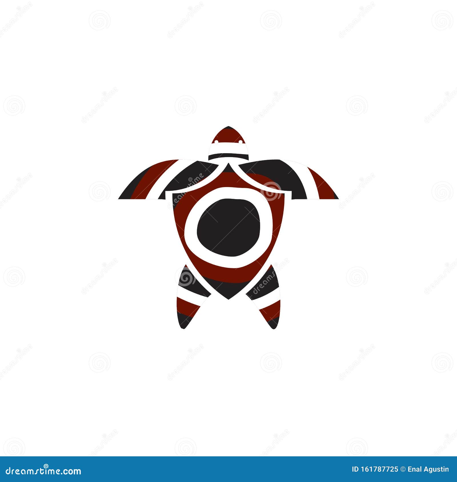 Turtle Icon Logo Design with Aboriginal Style Vector Stock Vector ...